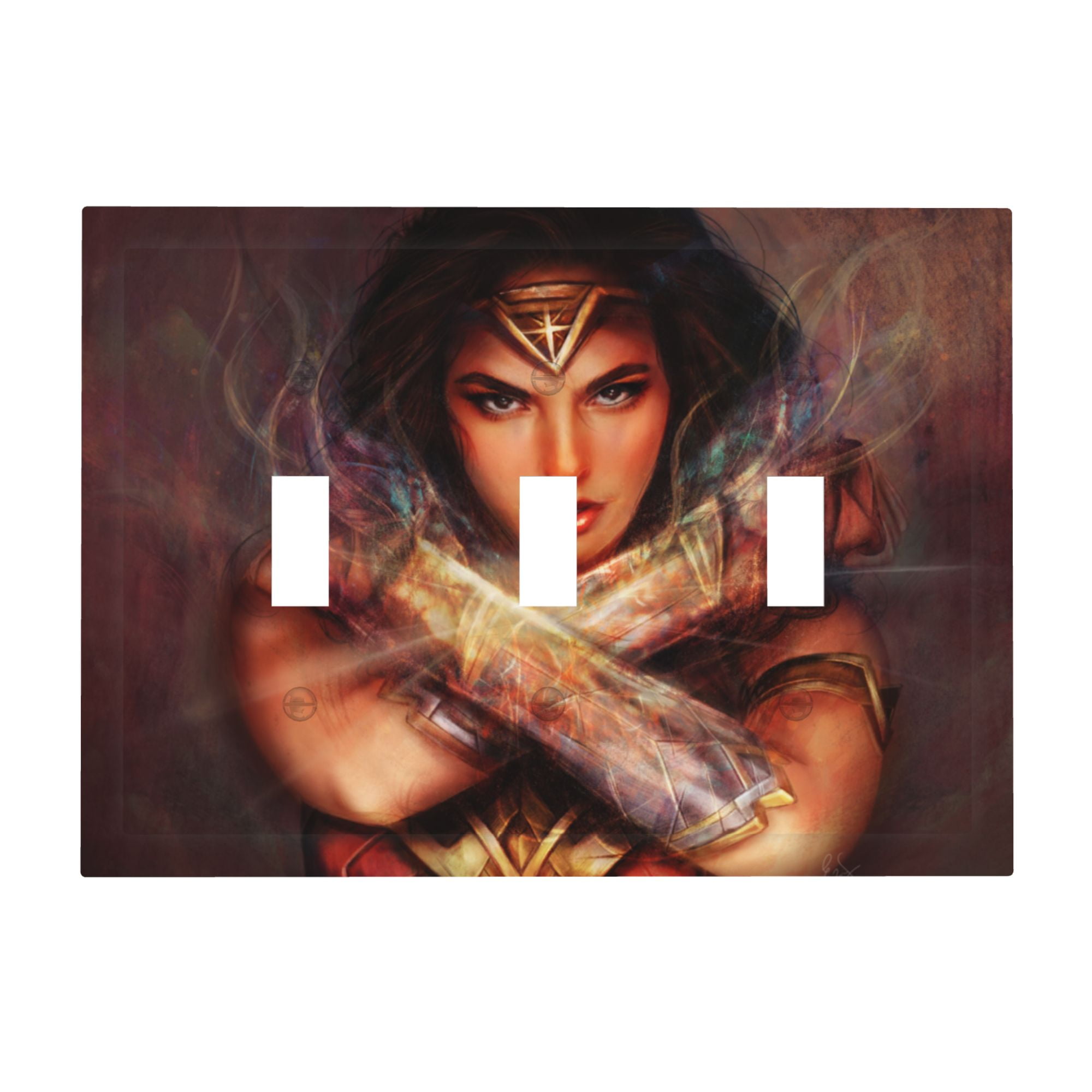 Eye - Catching! Wonder Woman Cartoon Anime Meets Modern Triple Toggle ...