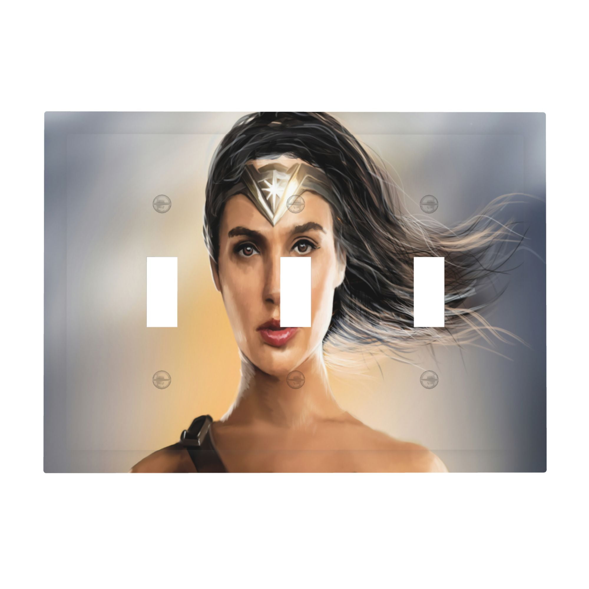 Eye - Catching! Wonder Woman Cartoon Anime Meets Modern Triple Toggle ...
