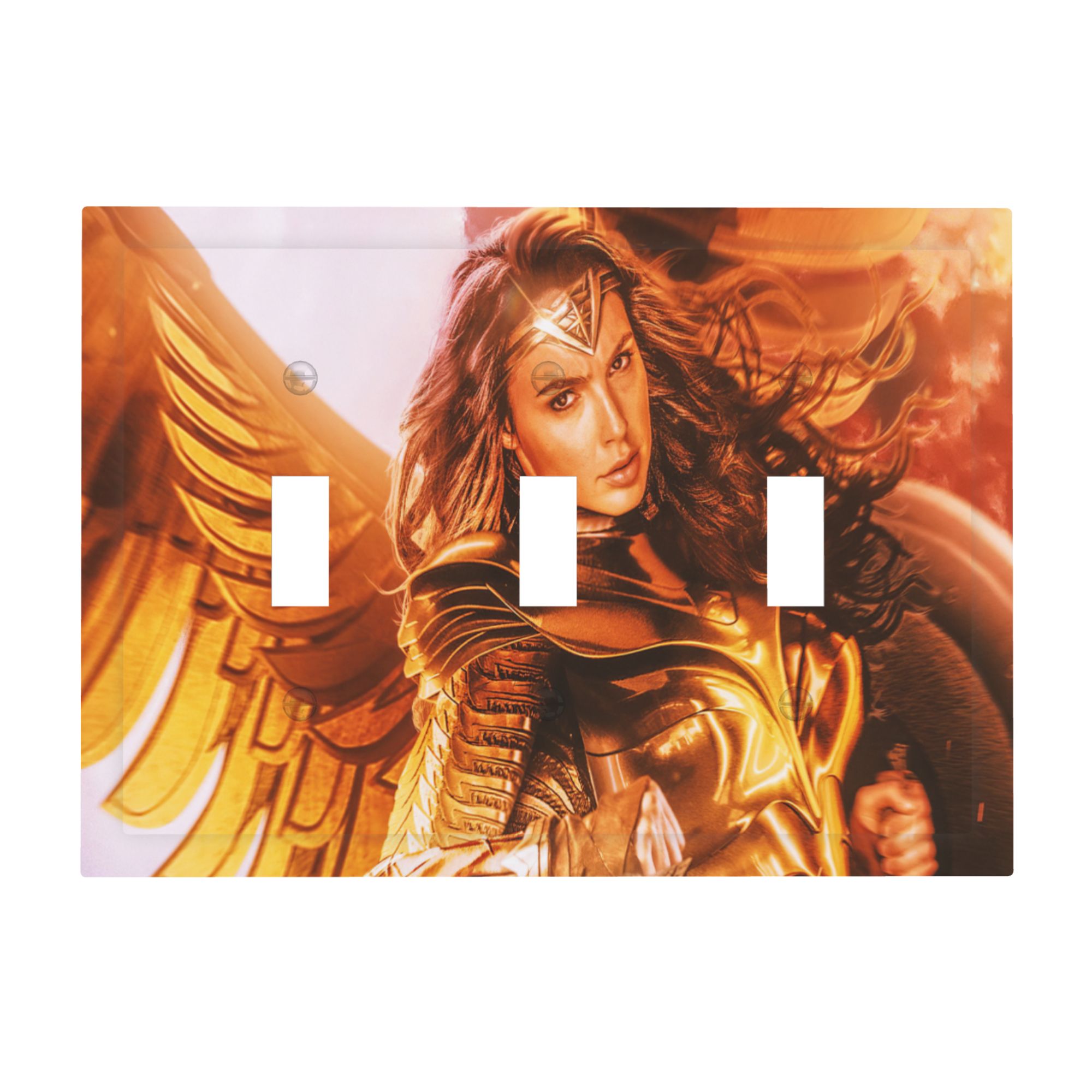 Eye - Catching! Wonder Woman Cartoon Anime Meets Modern Triple Toggle ...