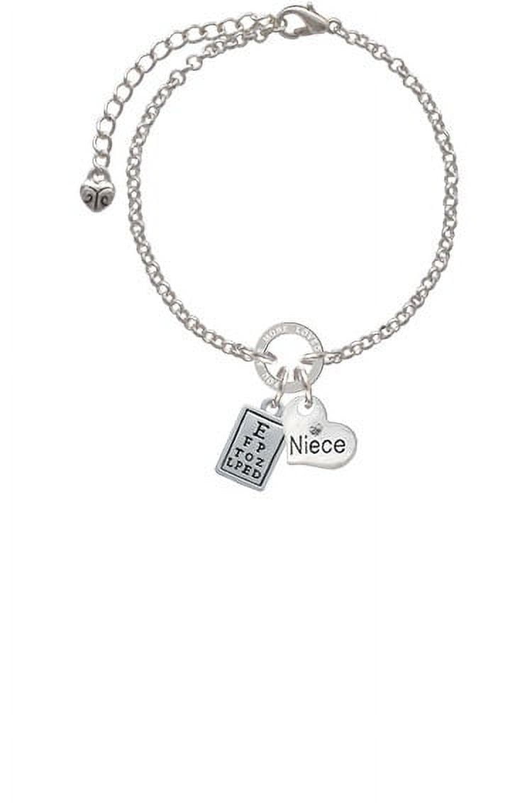 Eye Chart Niece You Are Loved Circle Bracelet - Walmart.com