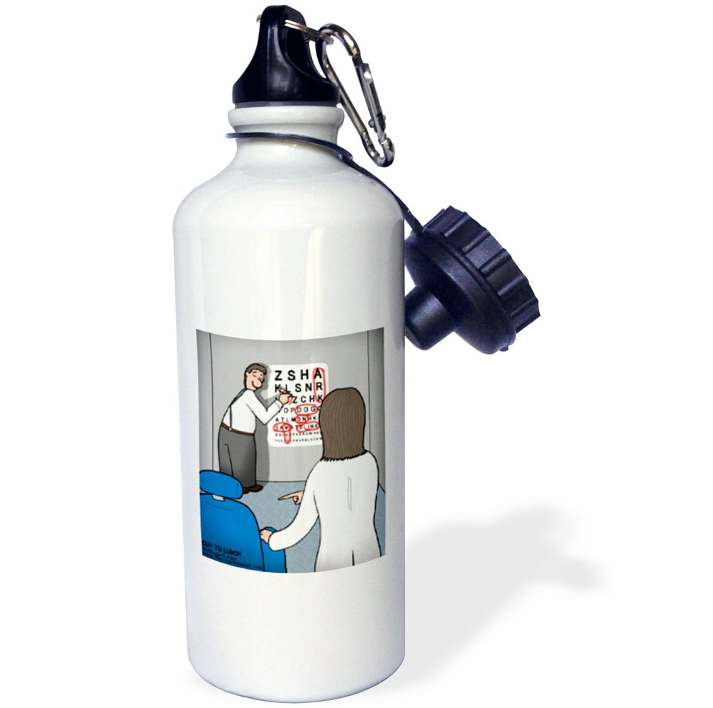 Eye Chart Word Search - Visit to the Eye Doctor 21 oz Sports Water ...