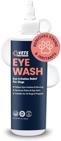 Eye Cleaner for Dogs - Dog Eye Wash Drops for Infection & Tear Stain ...