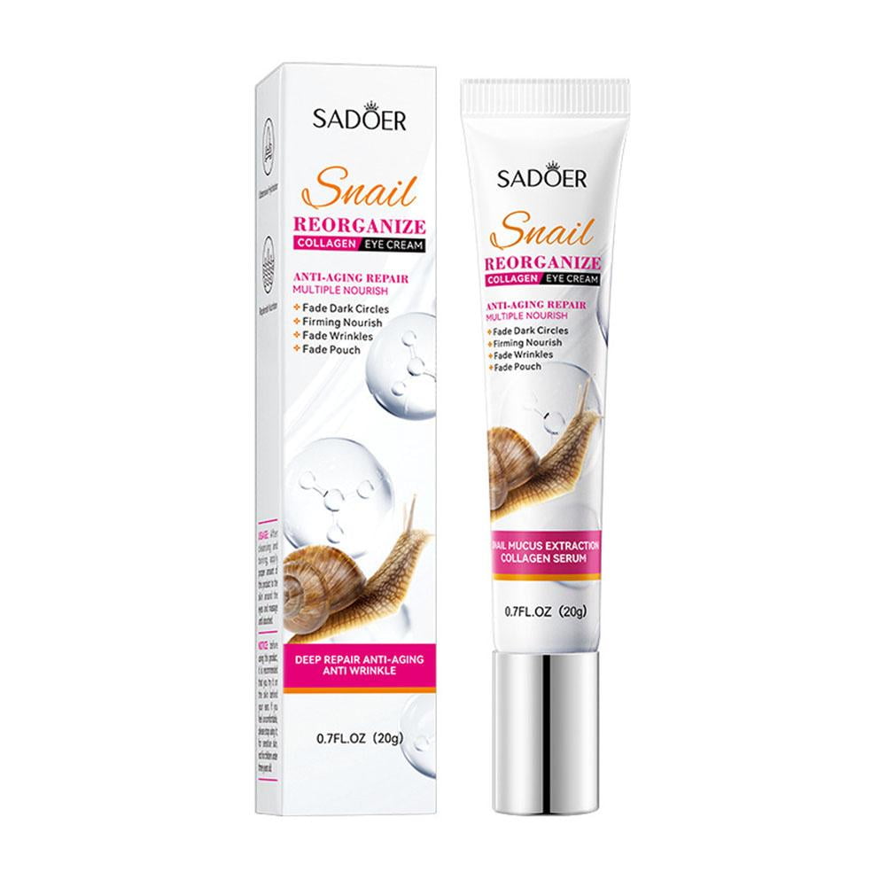 Eye Cream 20gsadoer Snail Recombinant Collagen Eye Cream Improves Dry ...