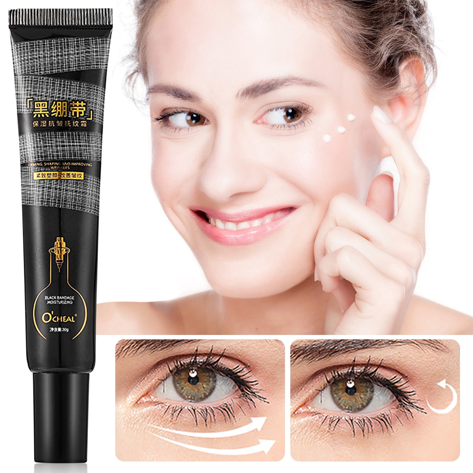 Eye Cream Anti-Aging Moisturizer for Dark Circles, Puffiness, Wrinkles - Firming Under Eye ...
