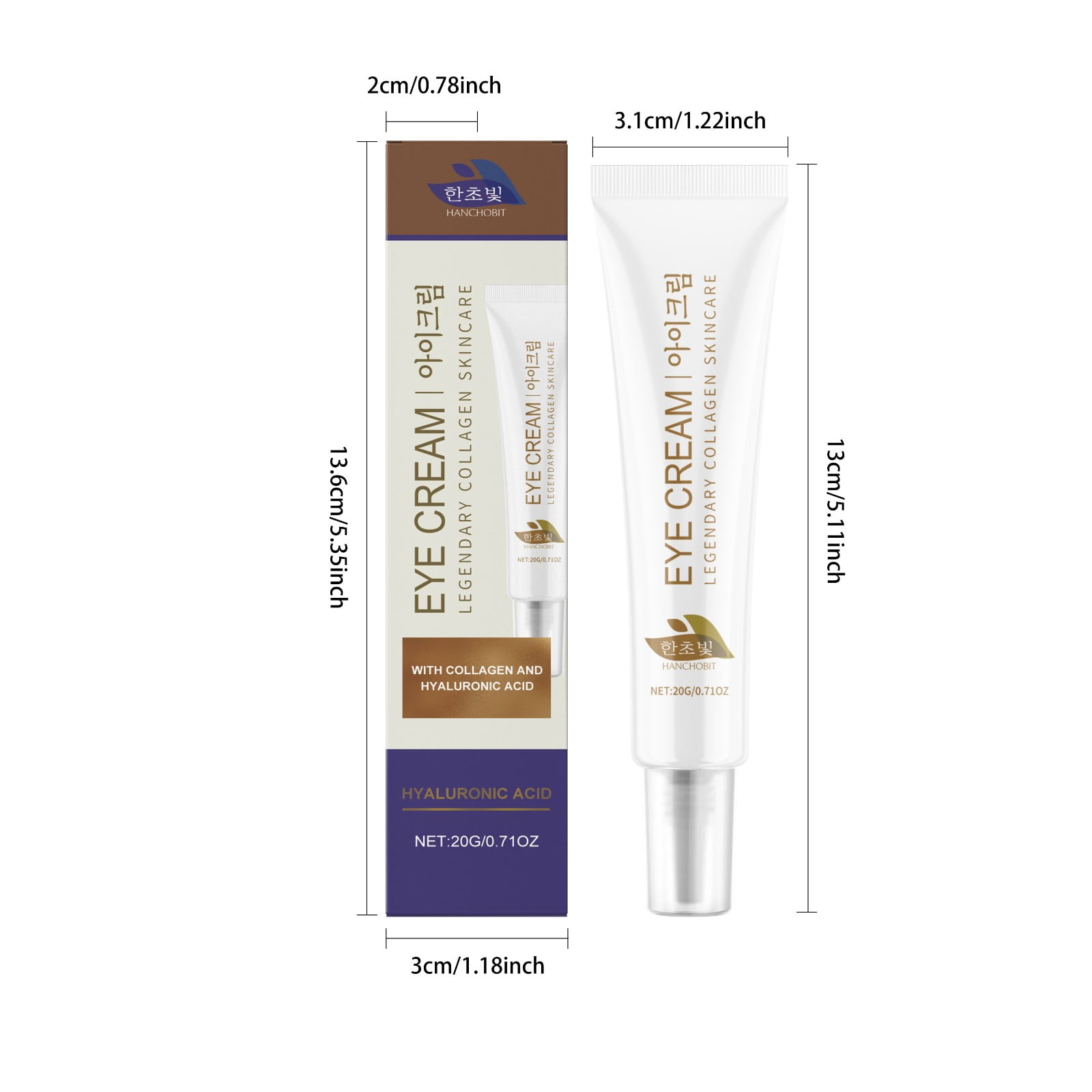Under Eye Cream,Crema Contorno de Ojos,Acido Hialuronico,Colageno Hidrolizado,Skin Care Crema ...