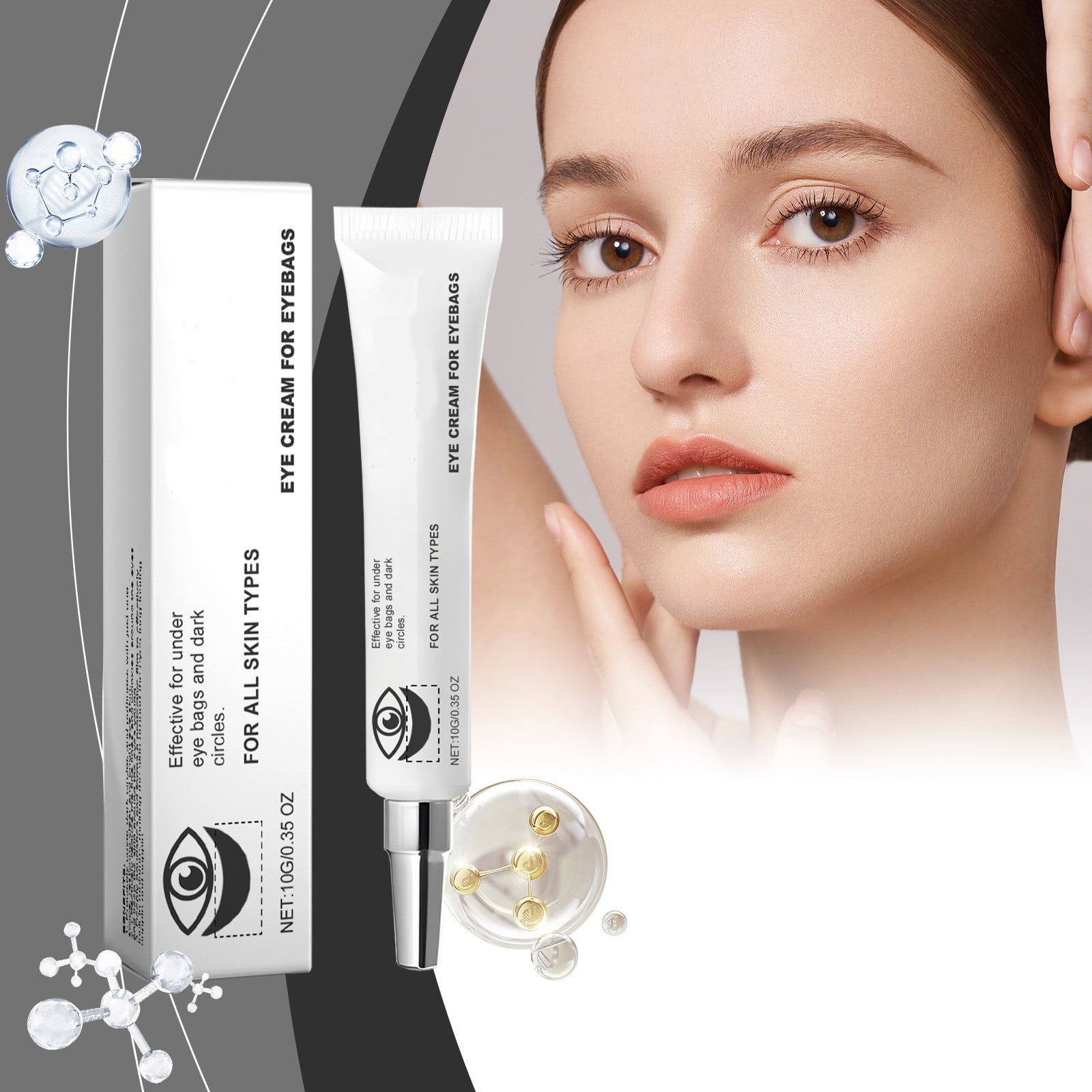 Eye Cream Fade Dark Circles, Bags Under Eyes, Moisturize And Massage ...