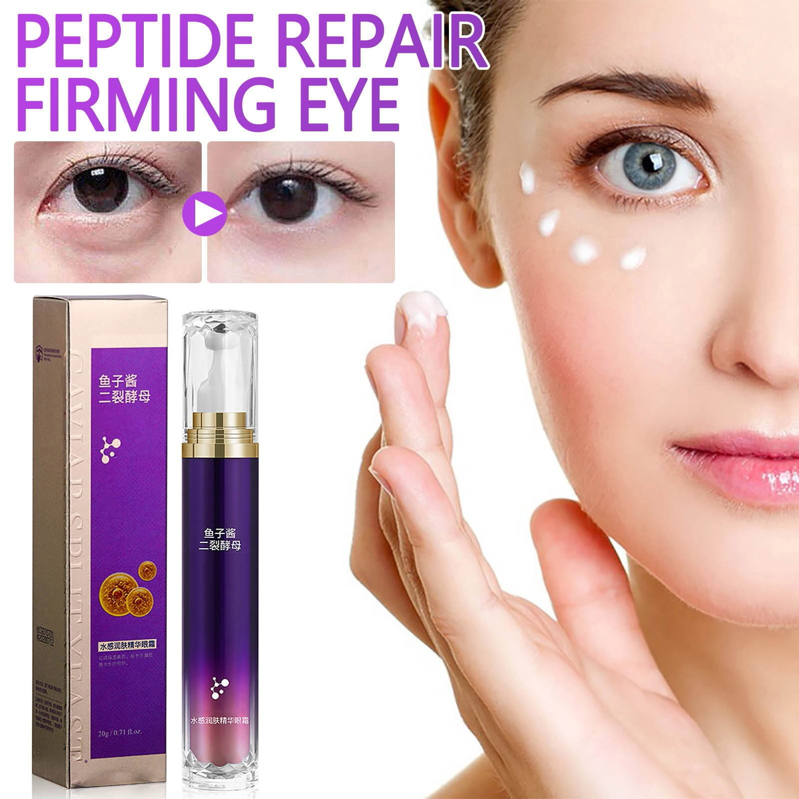 Eye Cream Roller Device | Nourishing Formula for Fine Lines, Wrinkle ...