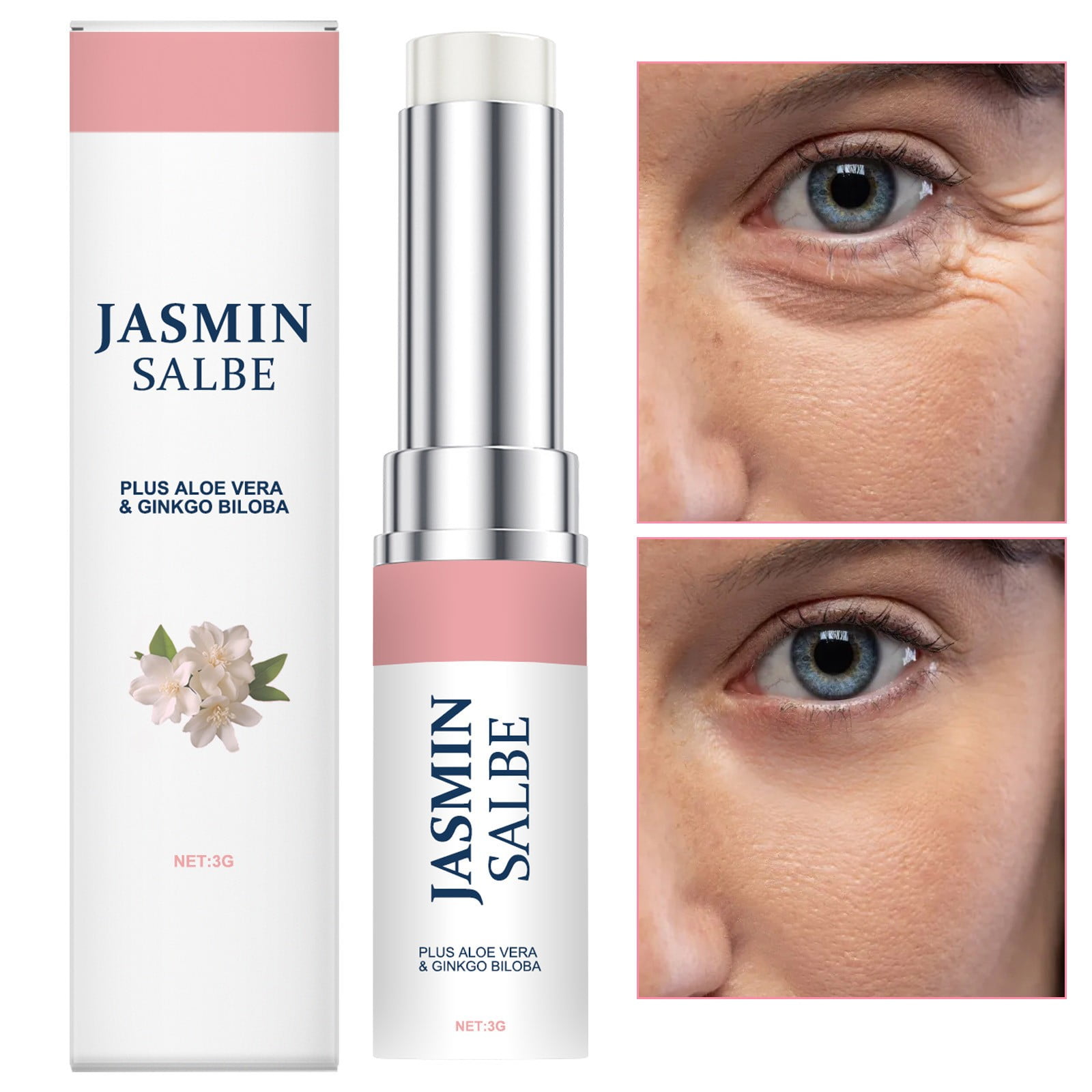 Eye Cream Stick for Reducing Fine Lines Around the Eyes, Natural ...
