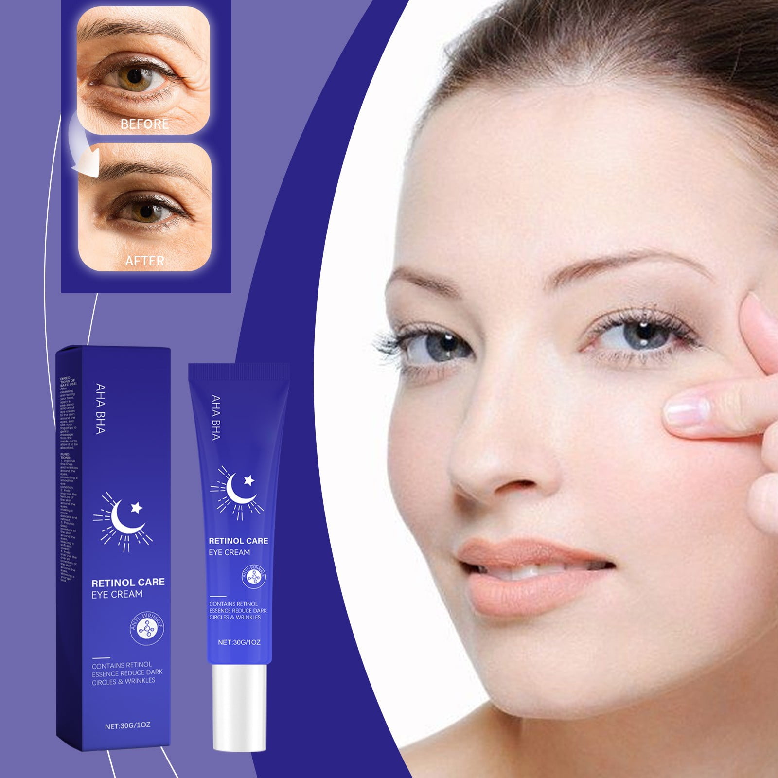 Eye Cream for Wrinkles,Retinol Eye Cream,Eye Cream for Dark Circles,Eye ...