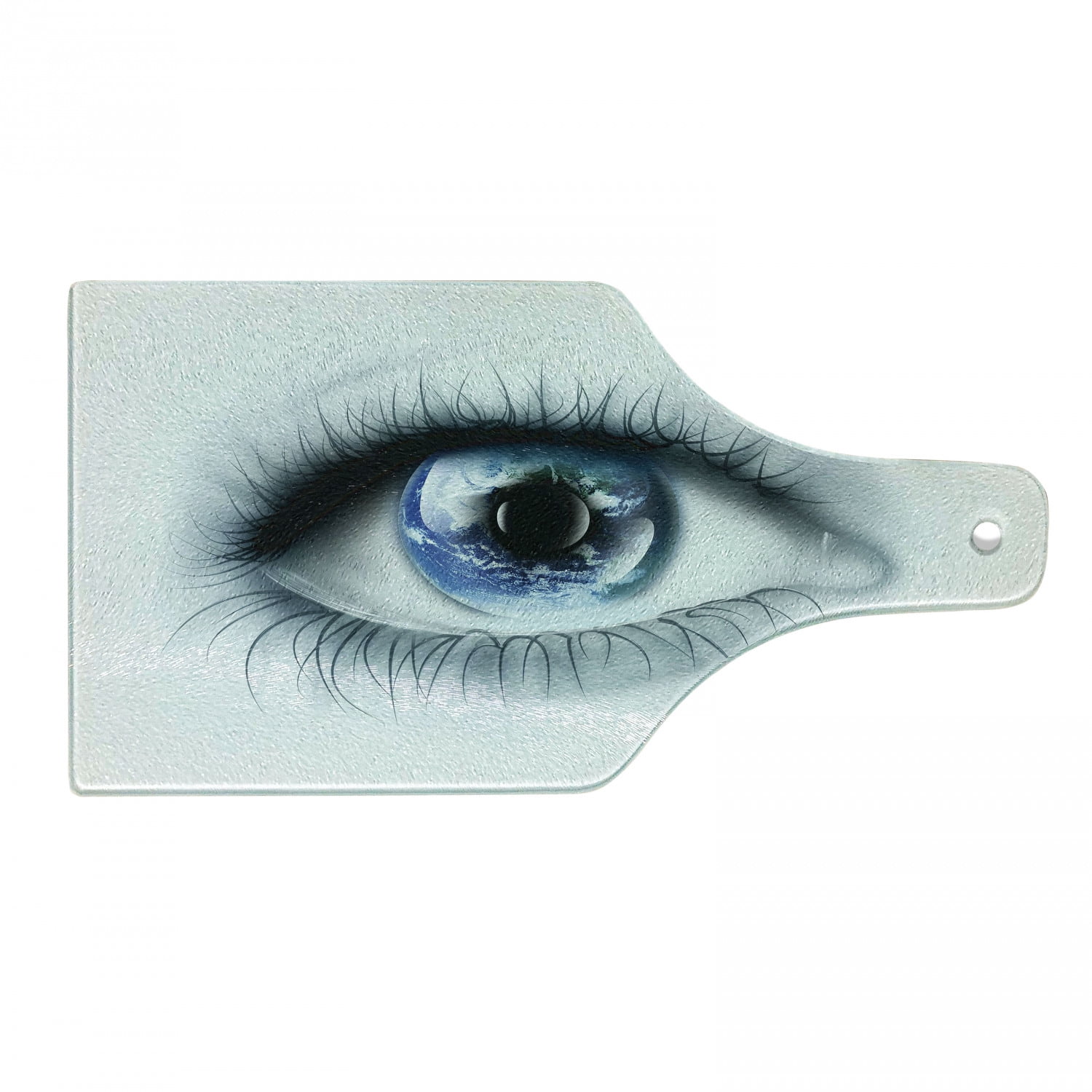 Eye Cutting Board, Planet Earth Reflected in Vivid Eye Universe Global ...