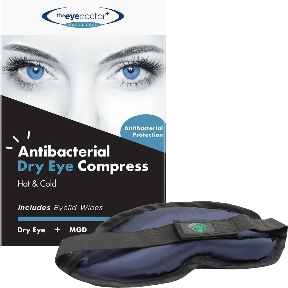 The Eye Doctor Essential Hot Cold Antibacterial Compress, Dry Eye ...