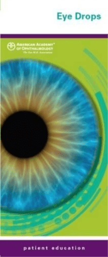 Eye Drops American Academy of Ophthalmology (Pamphlet) - Walmart.com