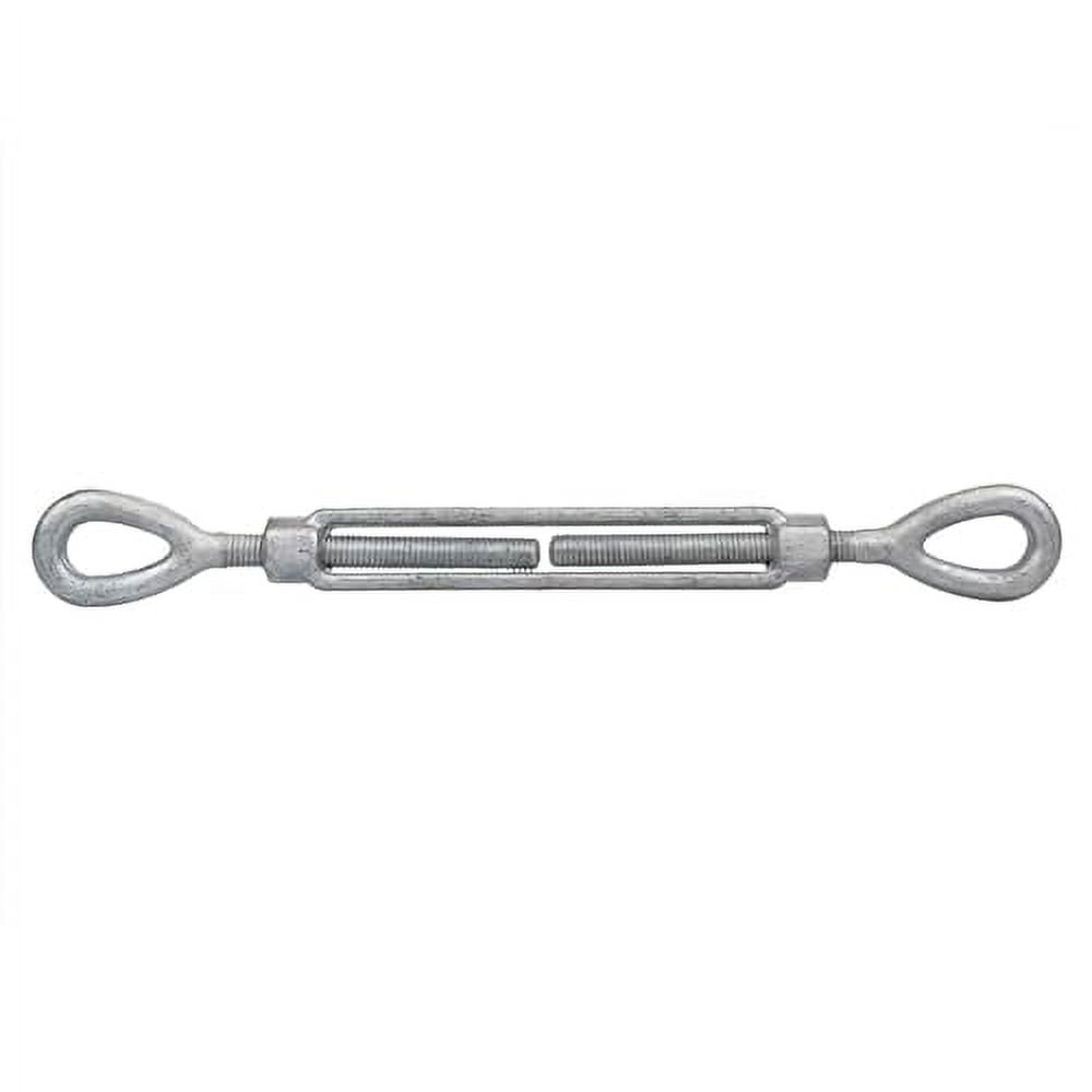 Eye and Eye Turnbuckle, 1/2" x 6", 2,200 LBS Working Load Limit, UNC ...