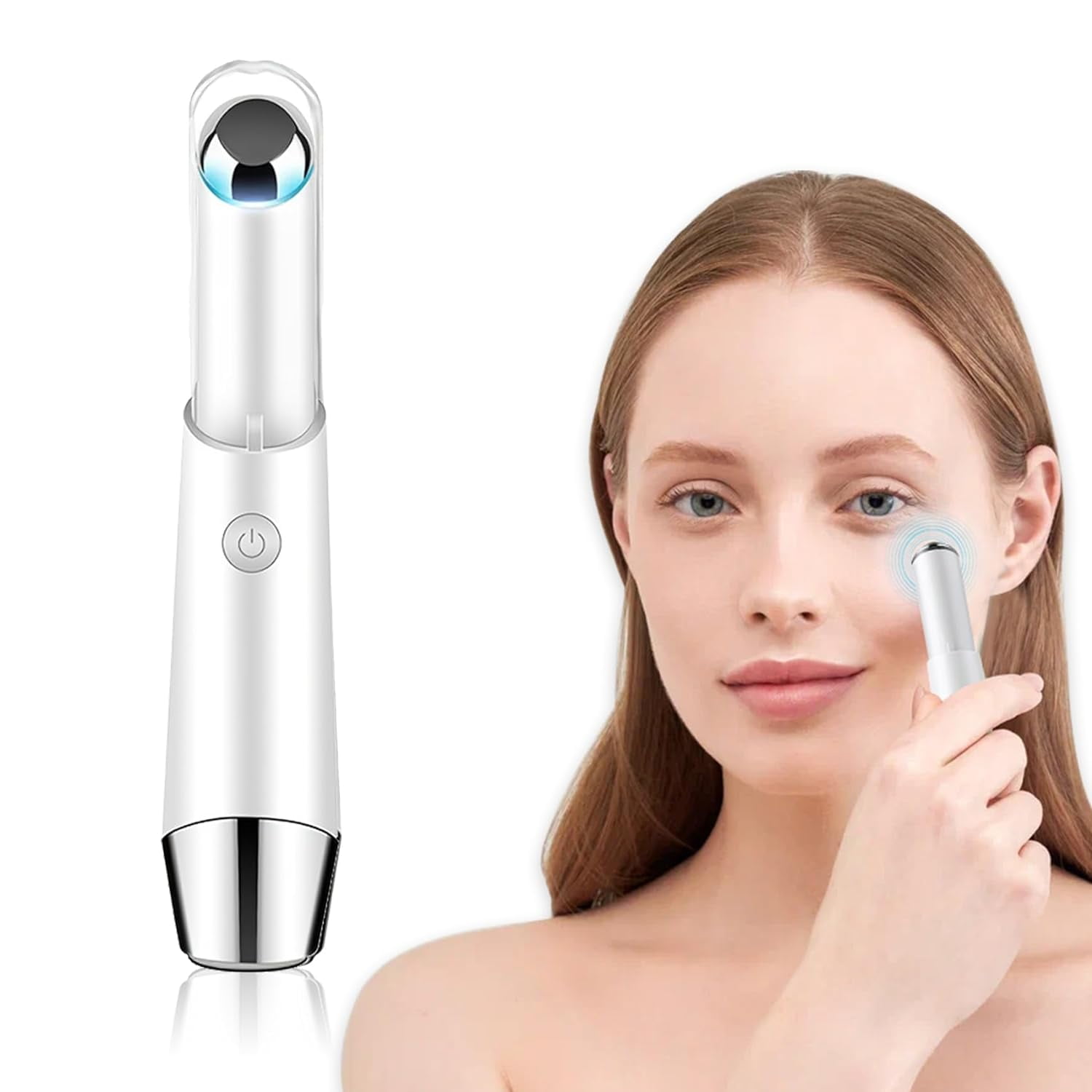 Eye Face Massage Tool Wand Pen, Eye Lift Wand Heated Warm, Vibration ...