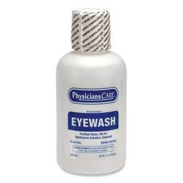 PhysiciansCare Eyewash Station, Double 32oz Screw Cap Bottle - Walmart.com