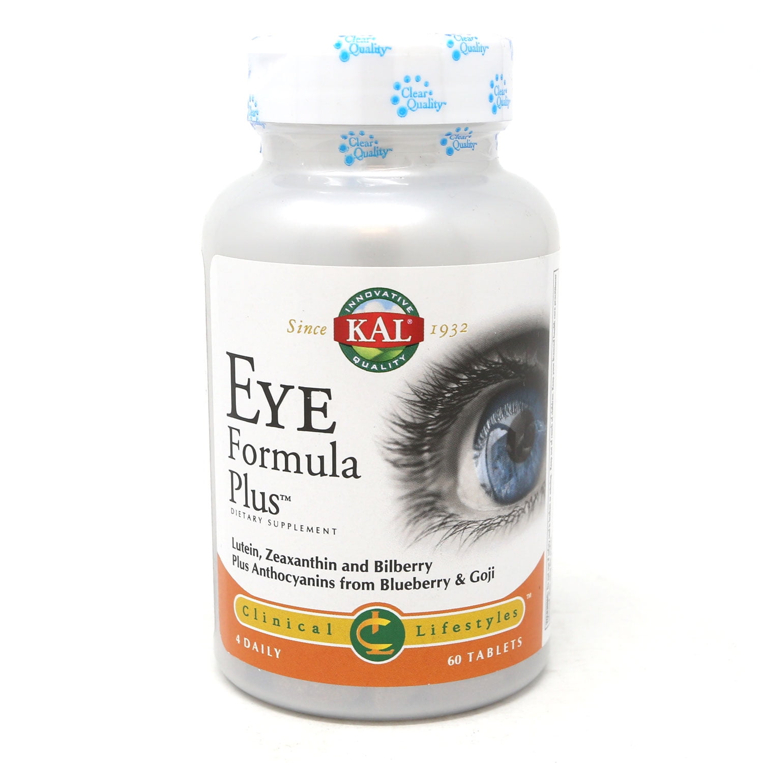 KAL Eye Formula Plus - Supplement with Lutein, Zeaxanthin, Vitamins ...