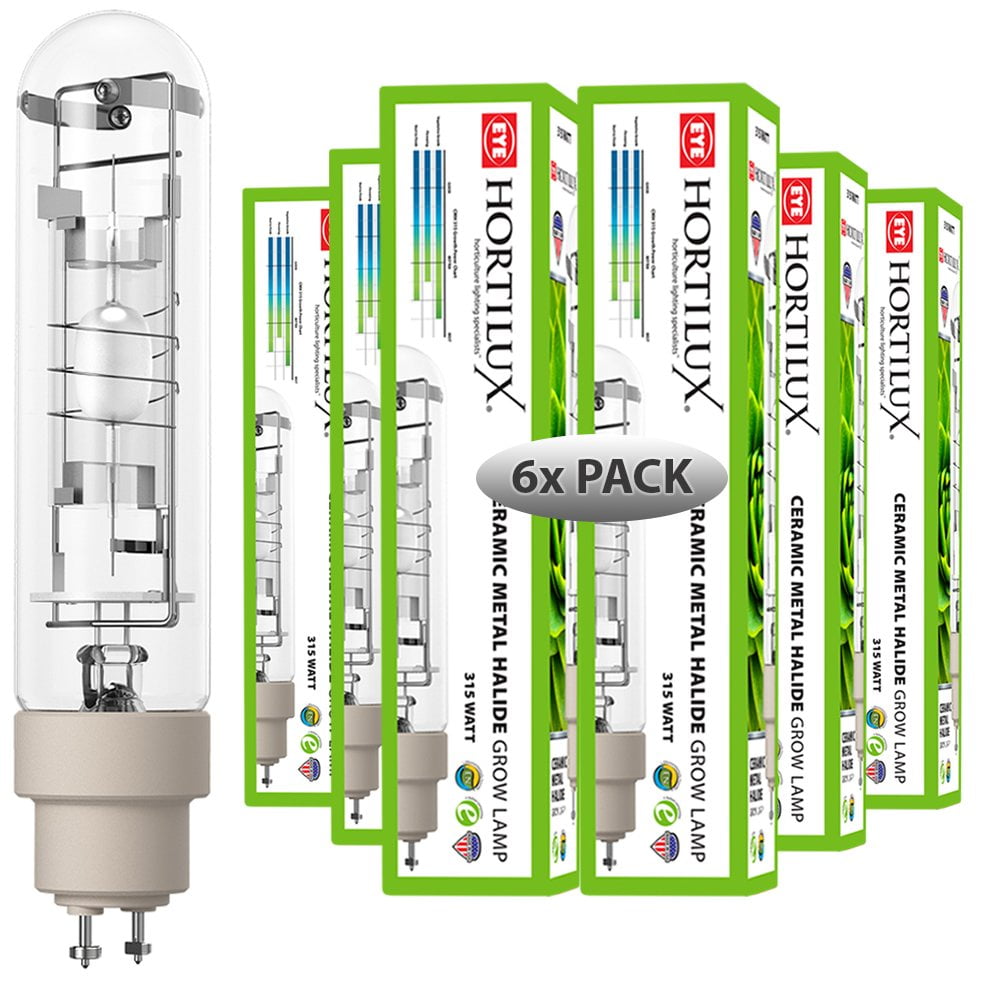 Eye Hortilux Ceramic Metal Halide CMH 315 W Bulb Grow Lamp (6) - Walmart.com