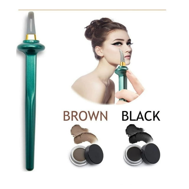 Eye Liner Brush Tool Eyeshadow Tool Eyebrow Pencil Silicone Tool Kit