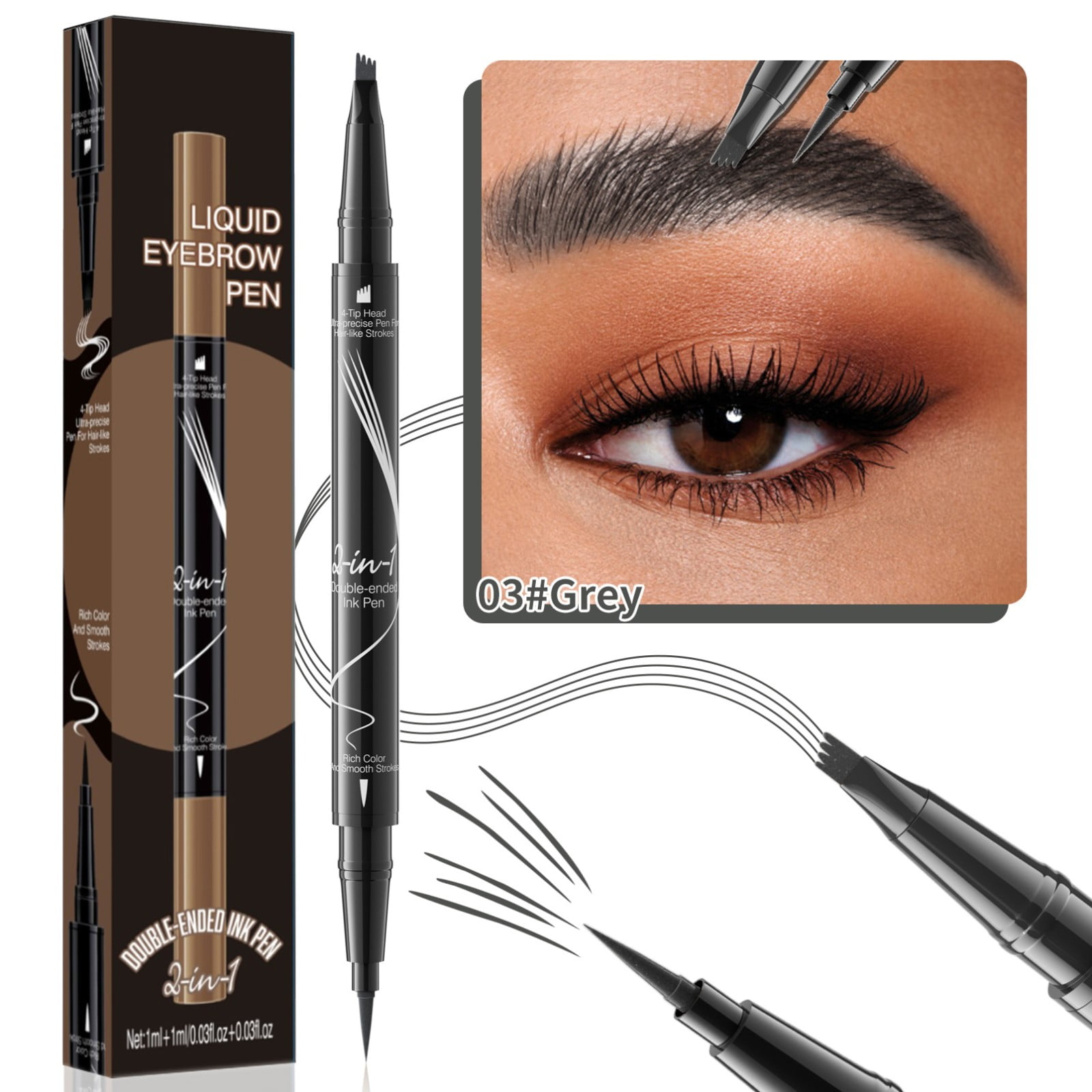 Eye Liner Pencils Gimme Brow 2 in 1 Eyebrow Microblading Pen 2024 New ...