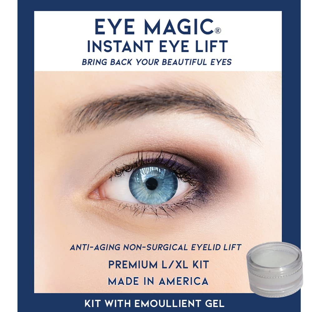 Eye Magic Premium Eyelid Lift (L/XL Kit + Gel) Made in America Lifts ...