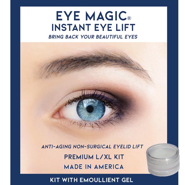 Eye Magic Premium Eyelid Lift (L/XL Kit + Gel) Made in America Lifts ...