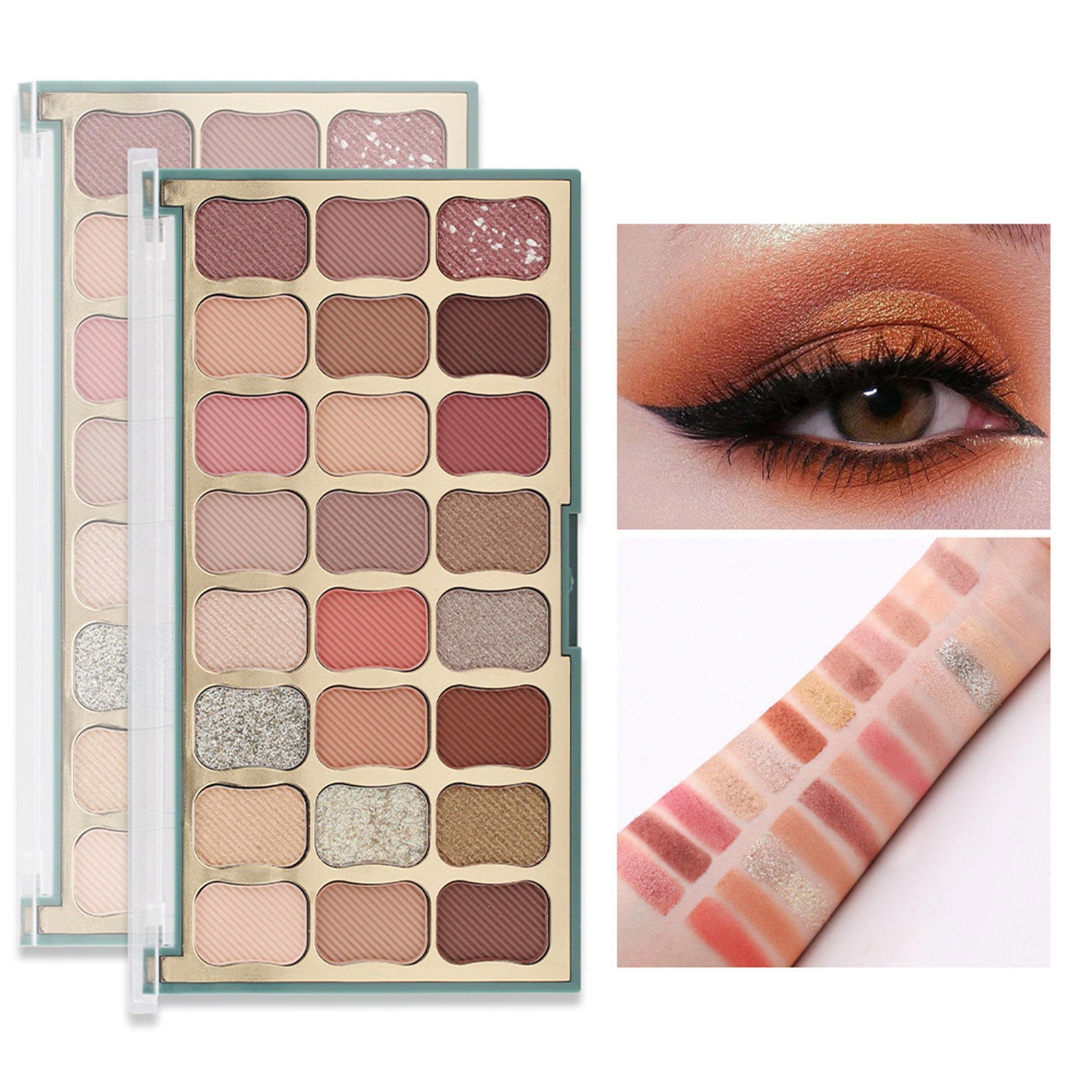 Eye Makeup Color Eye Shadow Plate For Street Makeup In Summer Glitter ...