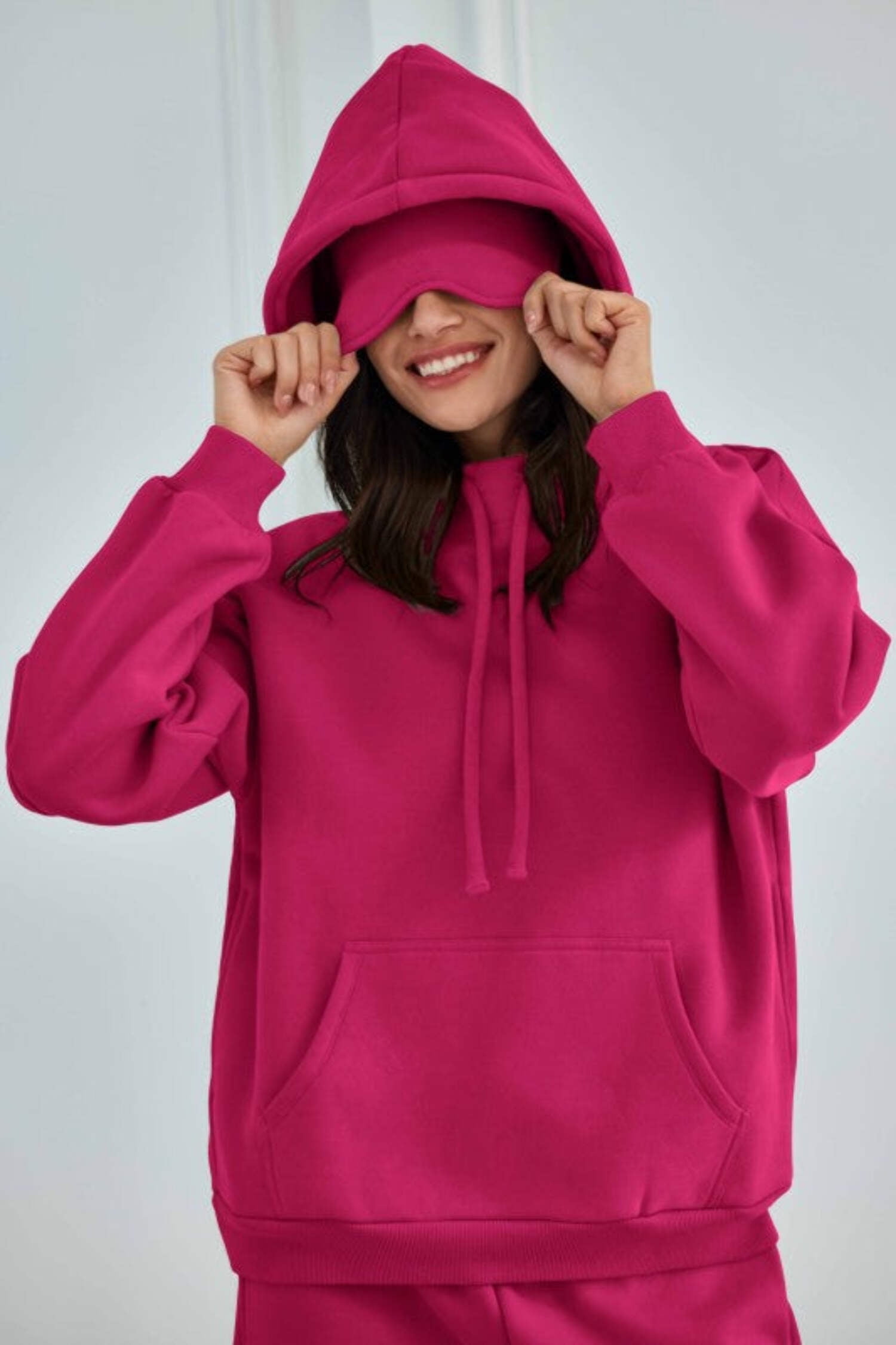 Eye Mask Built in Airplane Model Travel Hoodie - Walmart.com