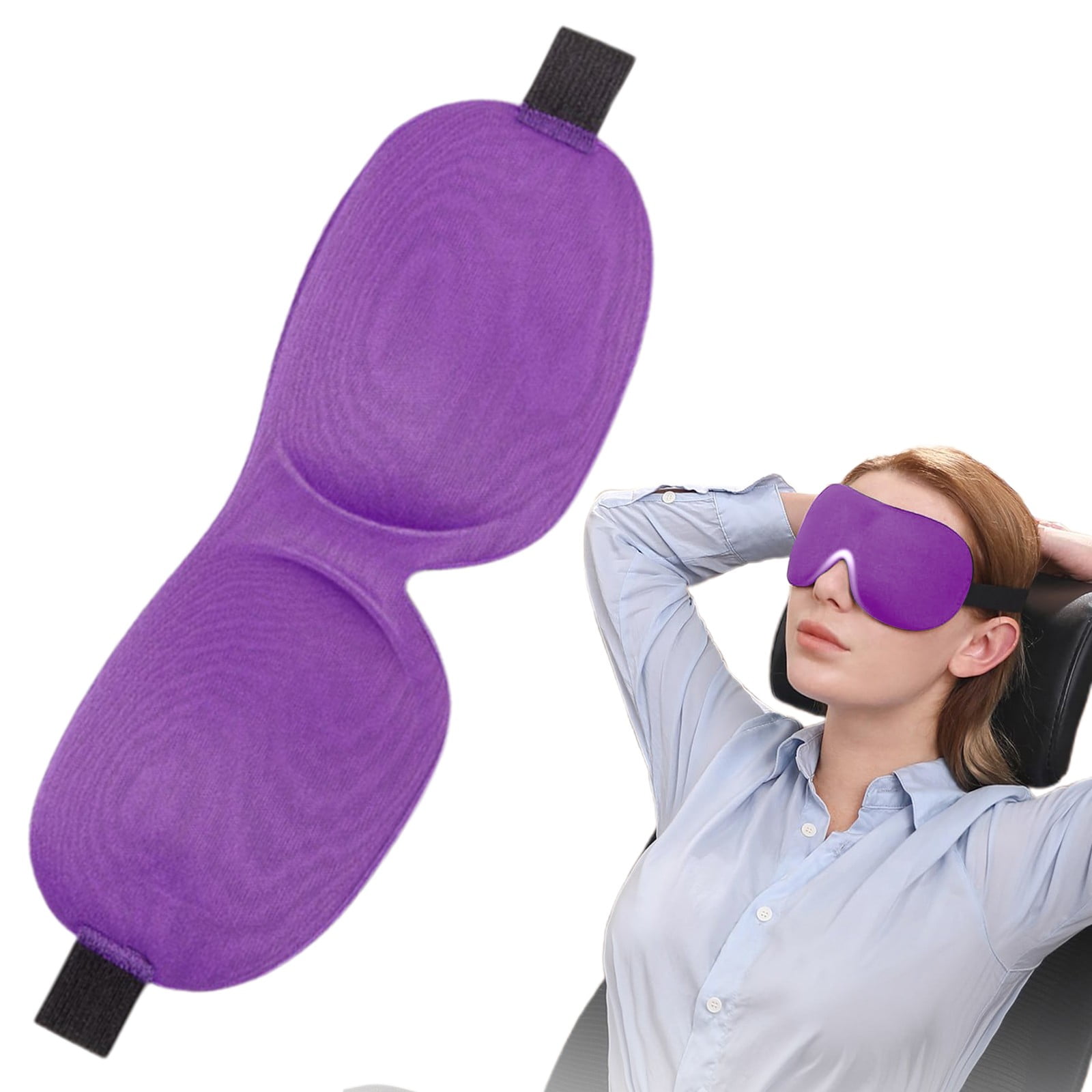 Eye Mask Shading Sleep 3D Stereoscopic Eye Mask Purple For Men And ...
