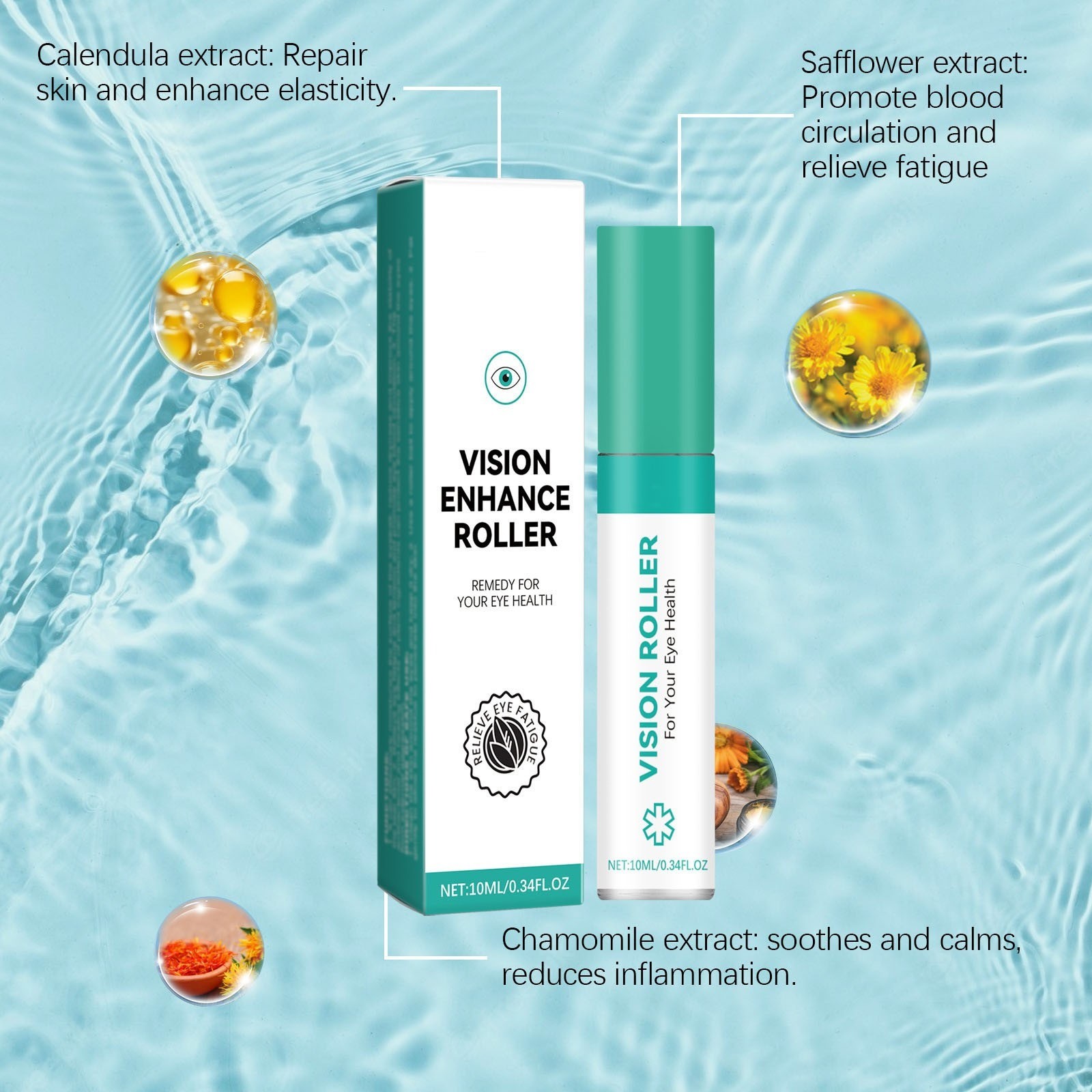 Eye Massage Roller, Eye Fatigue Relief & Acupoint Stimulation Roller ...