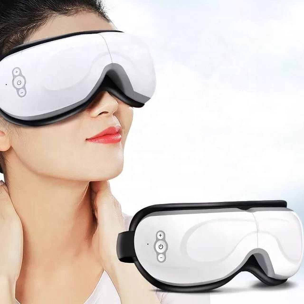 Eye Massager with Control & Heat, Compression Bluetooth Music Eye ...