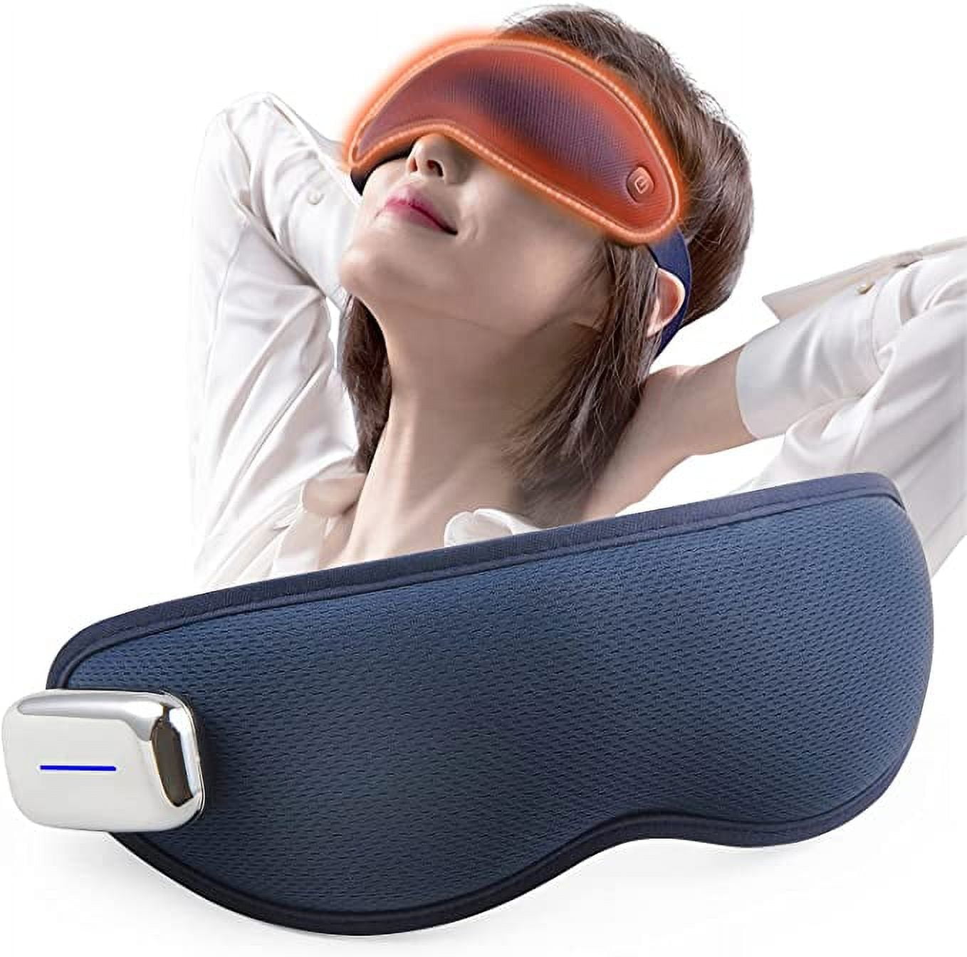 Eye Massager with Heat and Cooling, Wireless USB Rechargeable Eye Mask ...