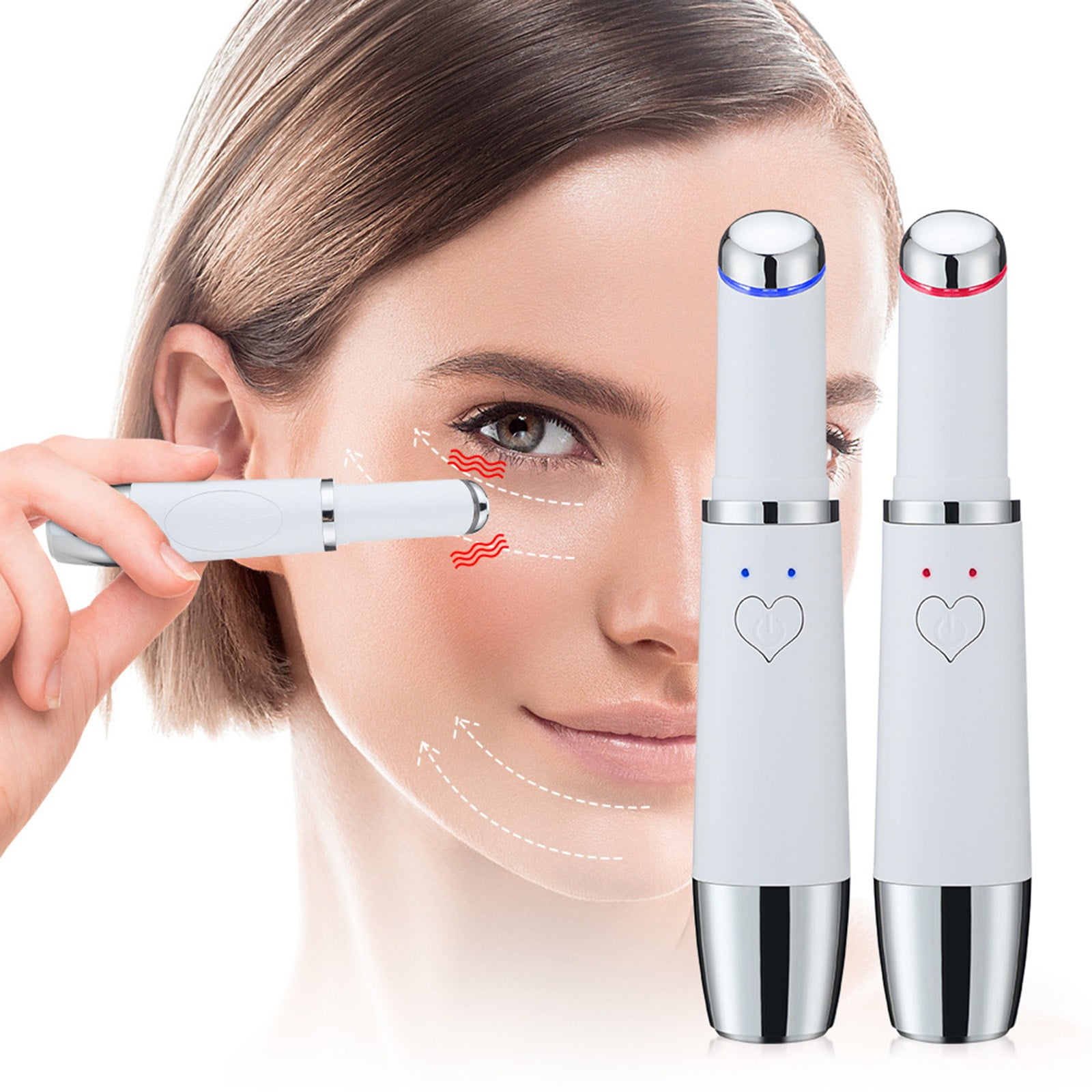 Eye Massager Wand Chargeable Facial Massager Eye Massager For Dark Circles Eye Bags Puffiness