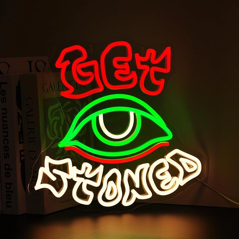 Eye Neon Sign, Neon Signs for Wall Decor Neon LED Signs Room Neon Light ...