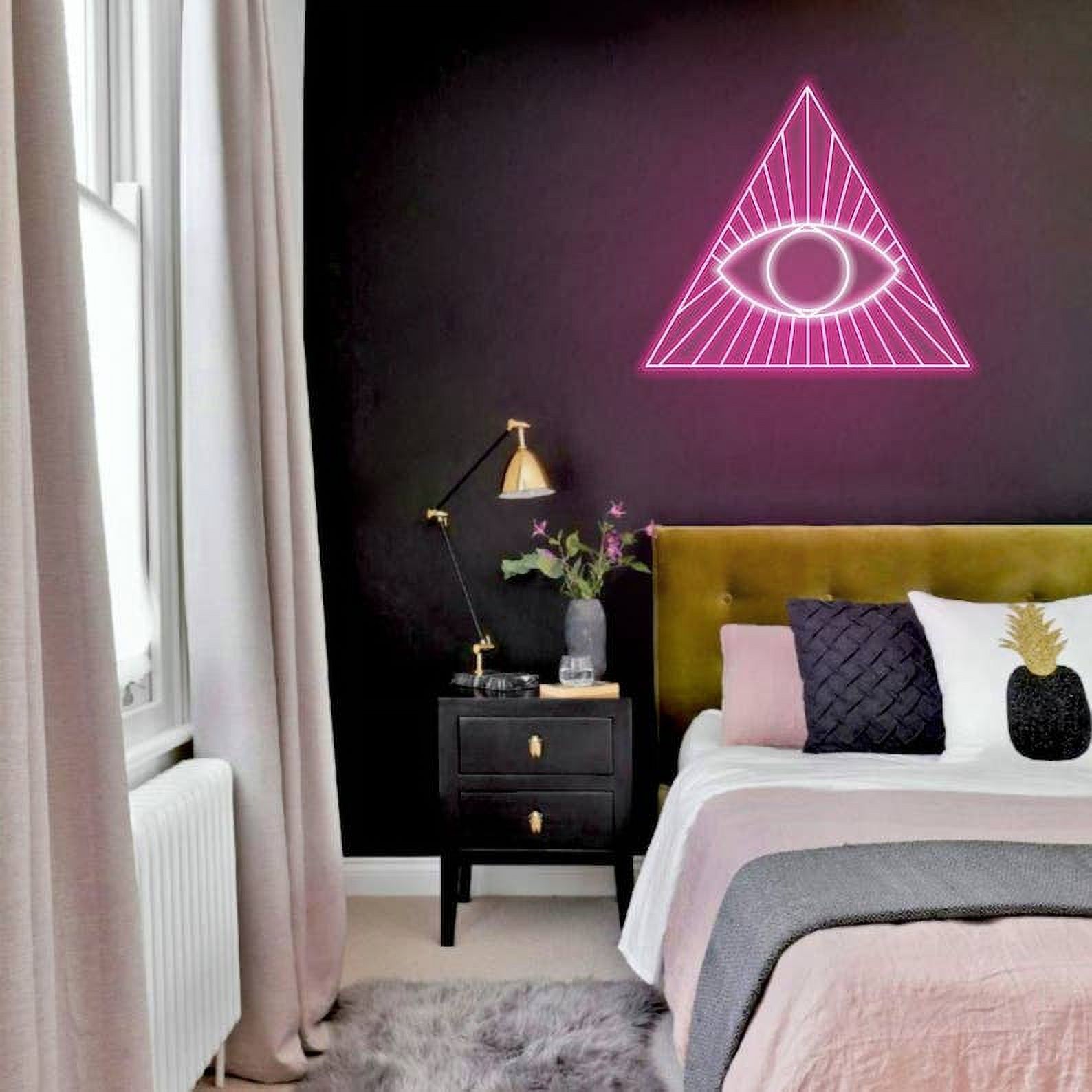 Eye Neon Signs, Prophetic Eyes Led Sign - Walmart.com