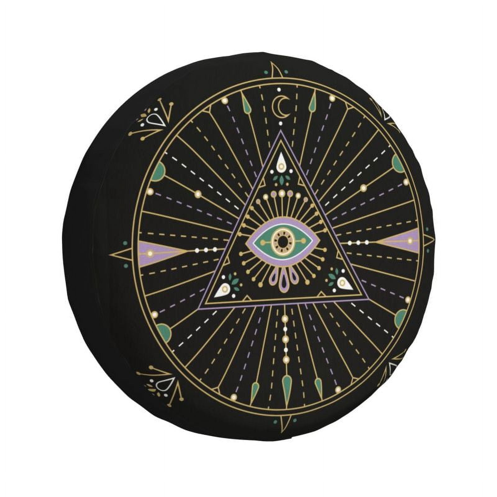 Eye Of Horus Egypt Mandala Tire Cover 4WD 4x4 Trailer Evil Eye Spare ...