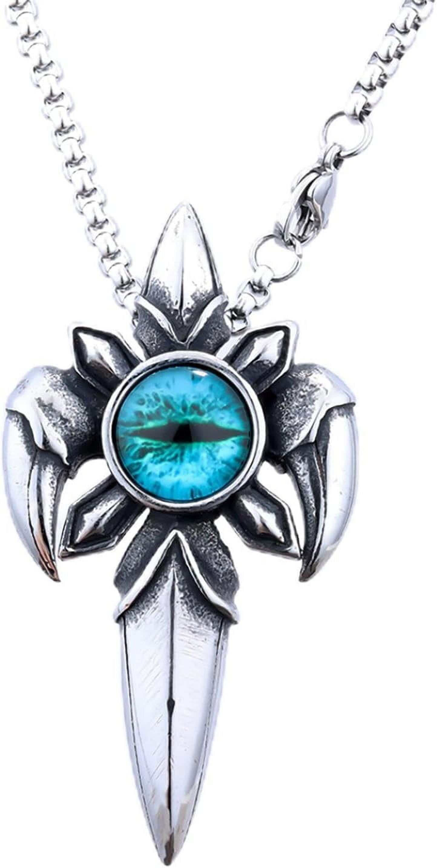 Eye Of Horus Evil Eye Gothic Amulet Necklace,Udjat Eye Talisman ...