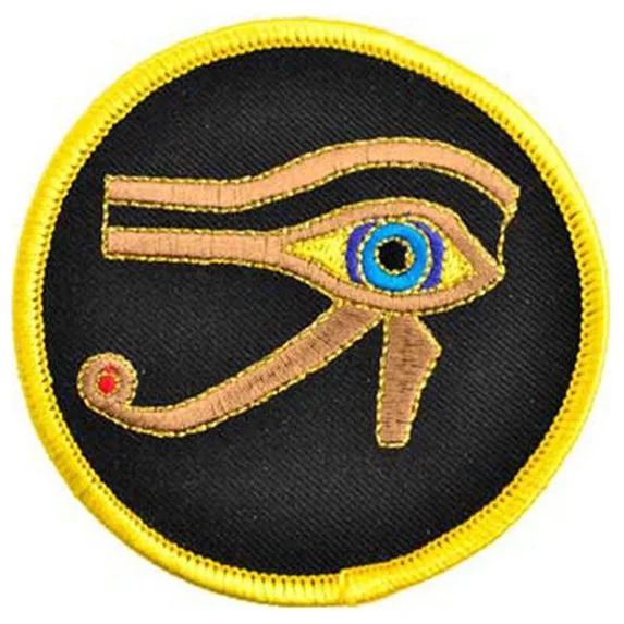 Eye Of Ra New Embroidered Patch 3" Sew-On Clothing Pagan Egyptian Horus ...