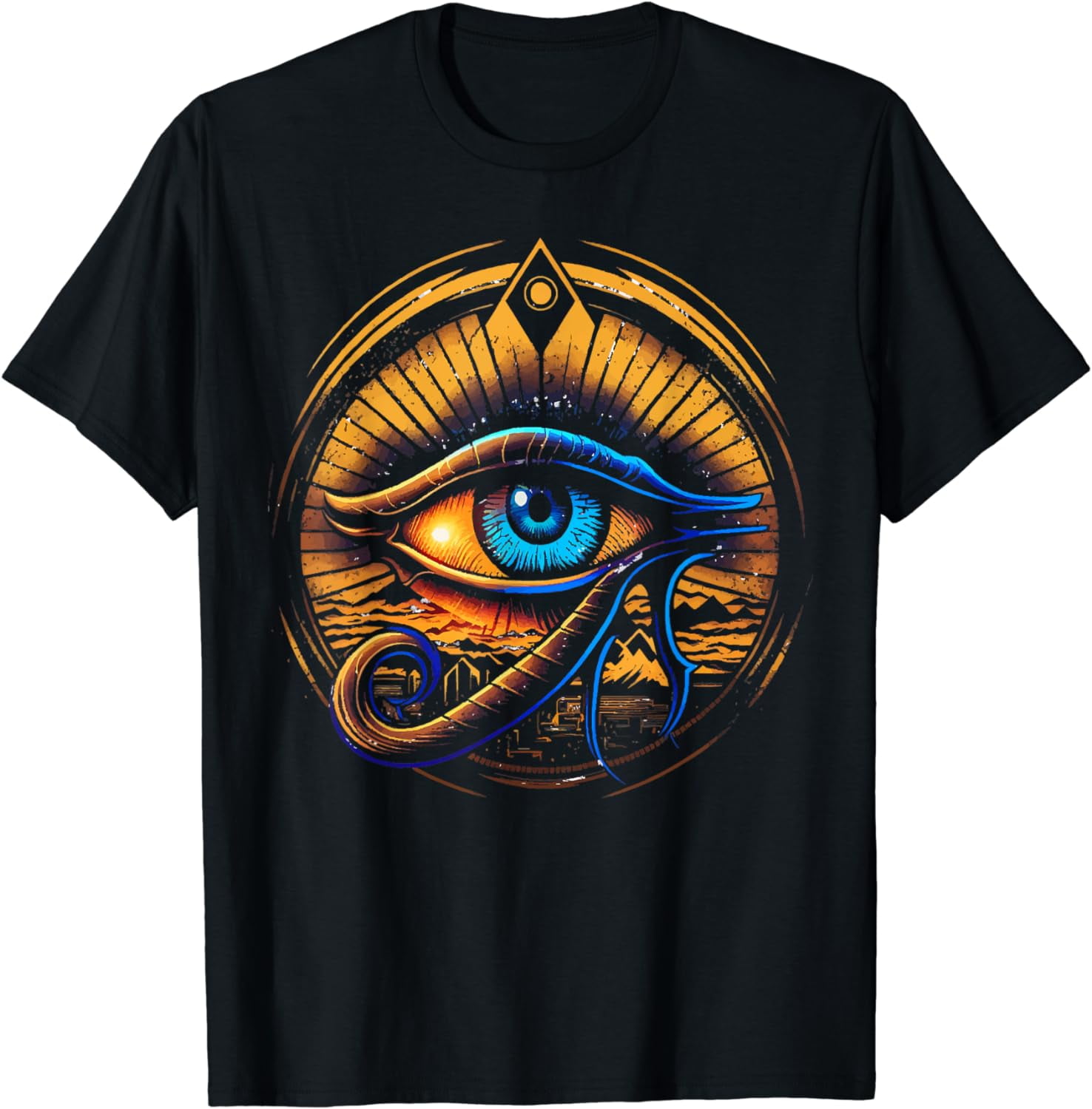 Eye Of Ra Symbol Ancient Egyptian Goddess Egypt Mythology T-Shirt ...