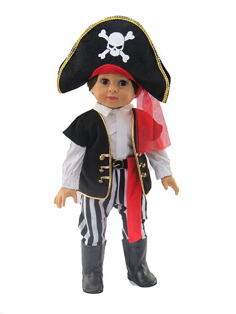Eye Patch Pirate Halloween Costume| Compatible with 18" American Girl ...