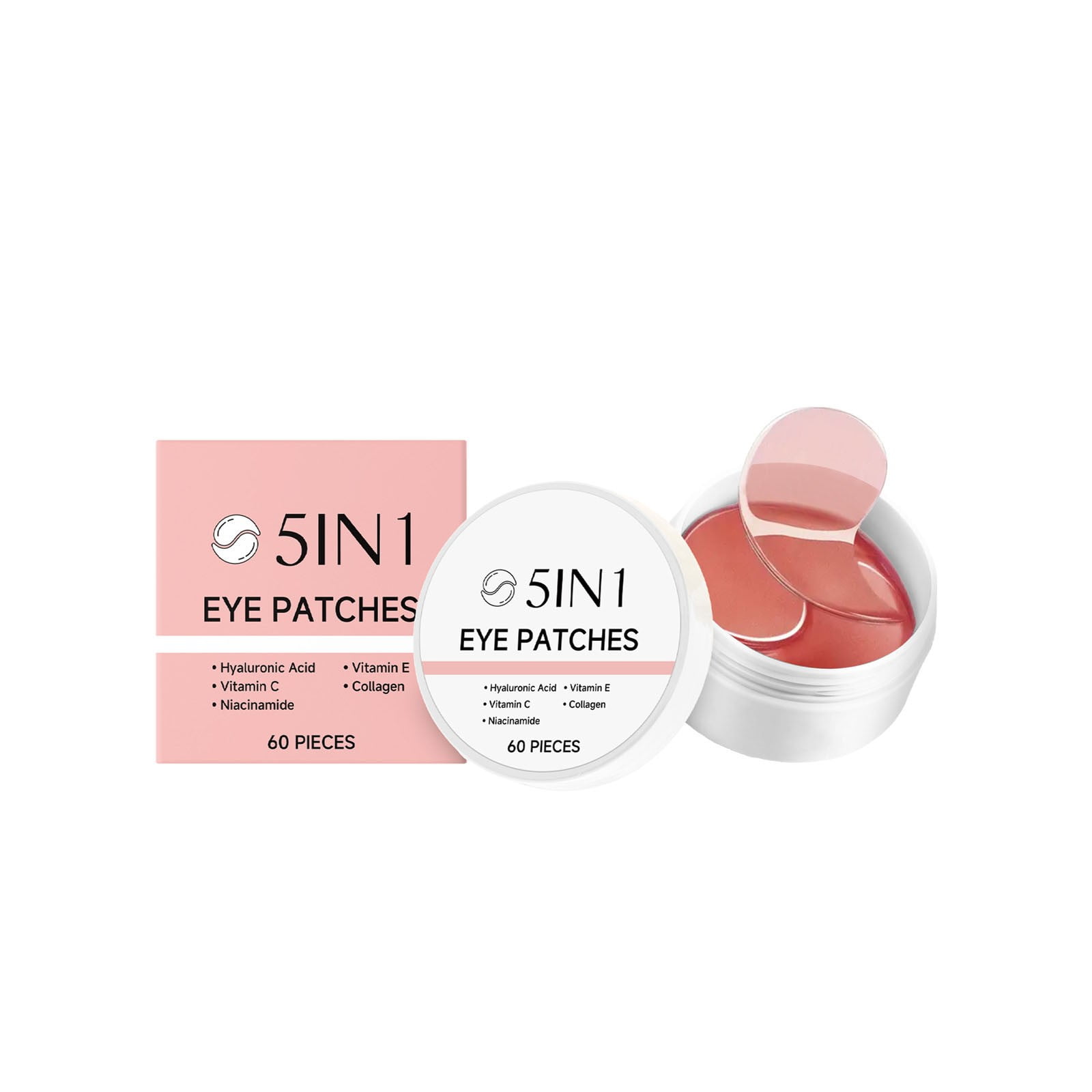 Eye Patches - 5 In 1 Under Eye Mask Hyaluronic & Collagen,Under Eye ...