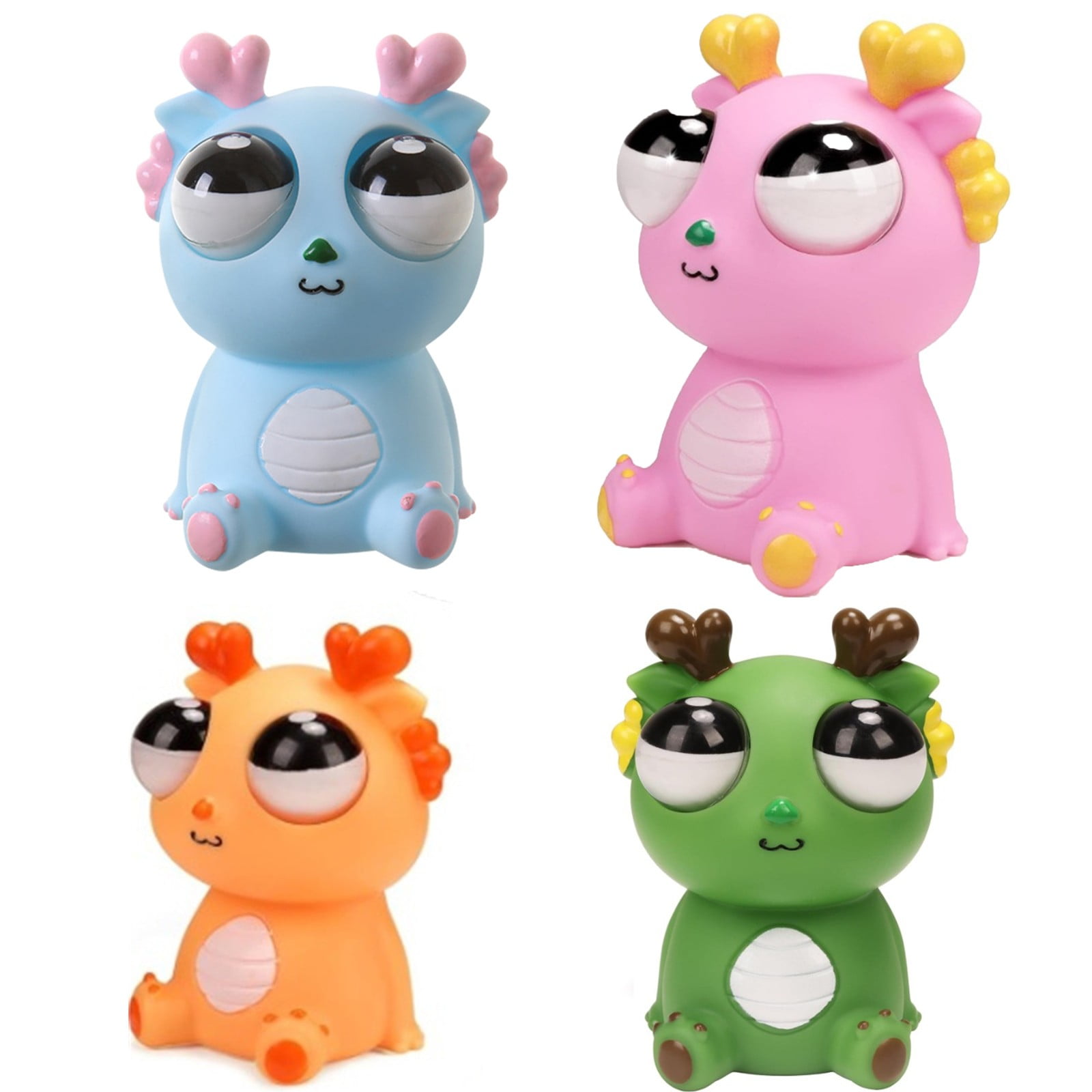 Eye Popping Out Stress Relief Cute Dragon Toy4ml - Walmart.com