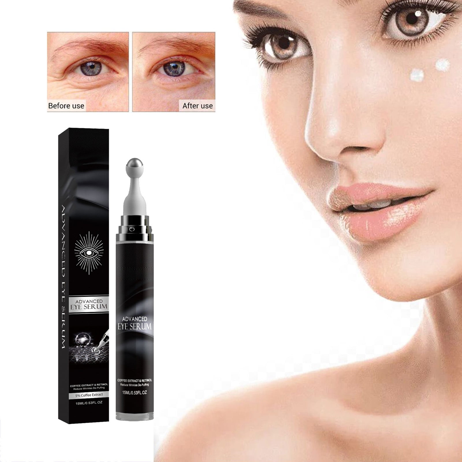 Eye Roller Eye Creeam Roller Massage Fade Fine Lines Around Eyes Eye ...