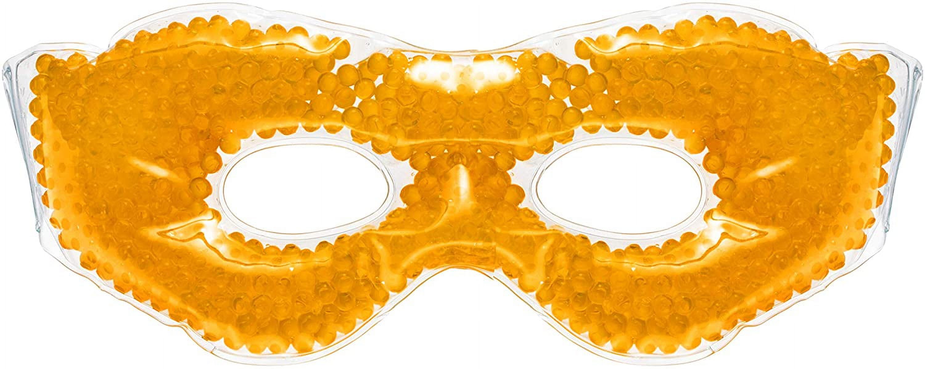 Eye See Gel Eye Mask, Orange - Cold Compress Ice Pack with Gel Beads ...