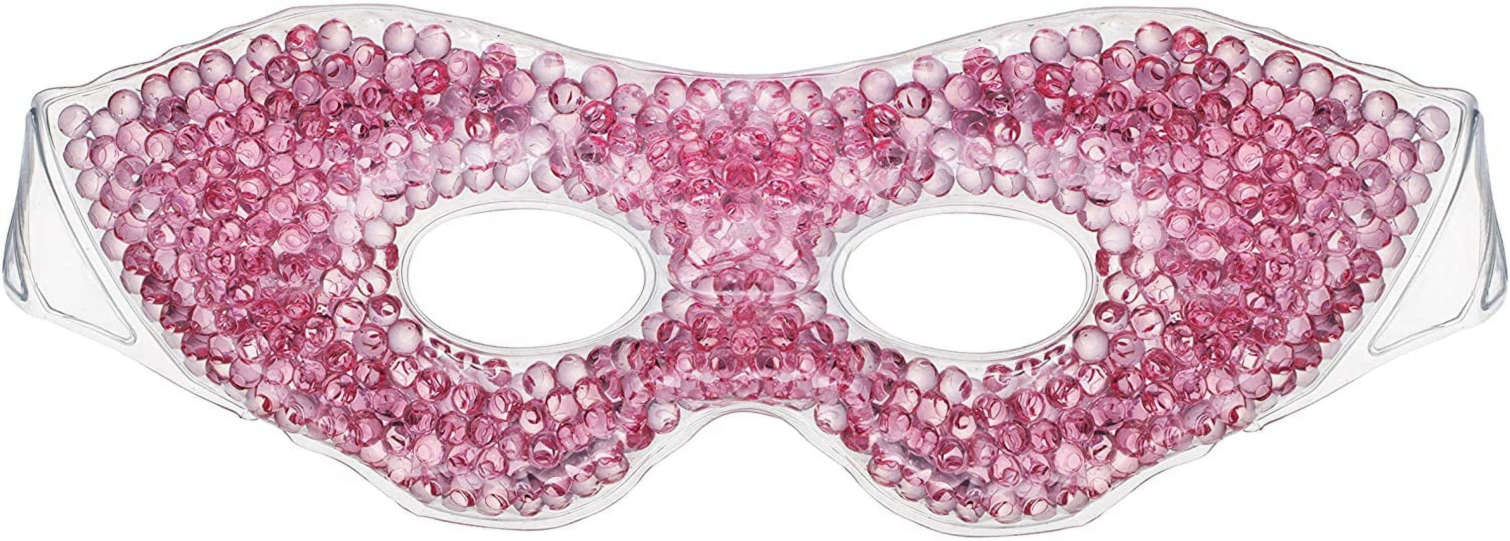 Eye See Gel Eye Mask, Pink - Cold Compress Ice Pack with Gel Beads ...