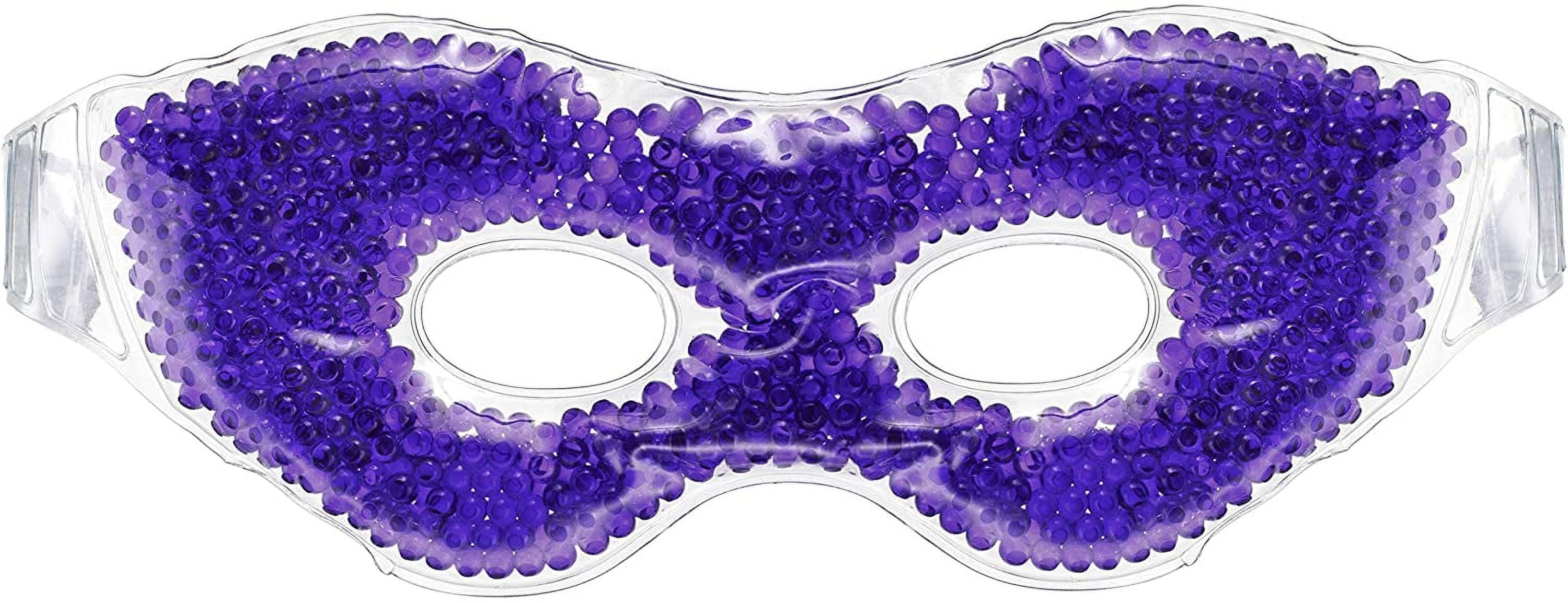 Eye See Gel Eye Mask, Purple - Cold Compress Ice Pack with Gel Beads ...