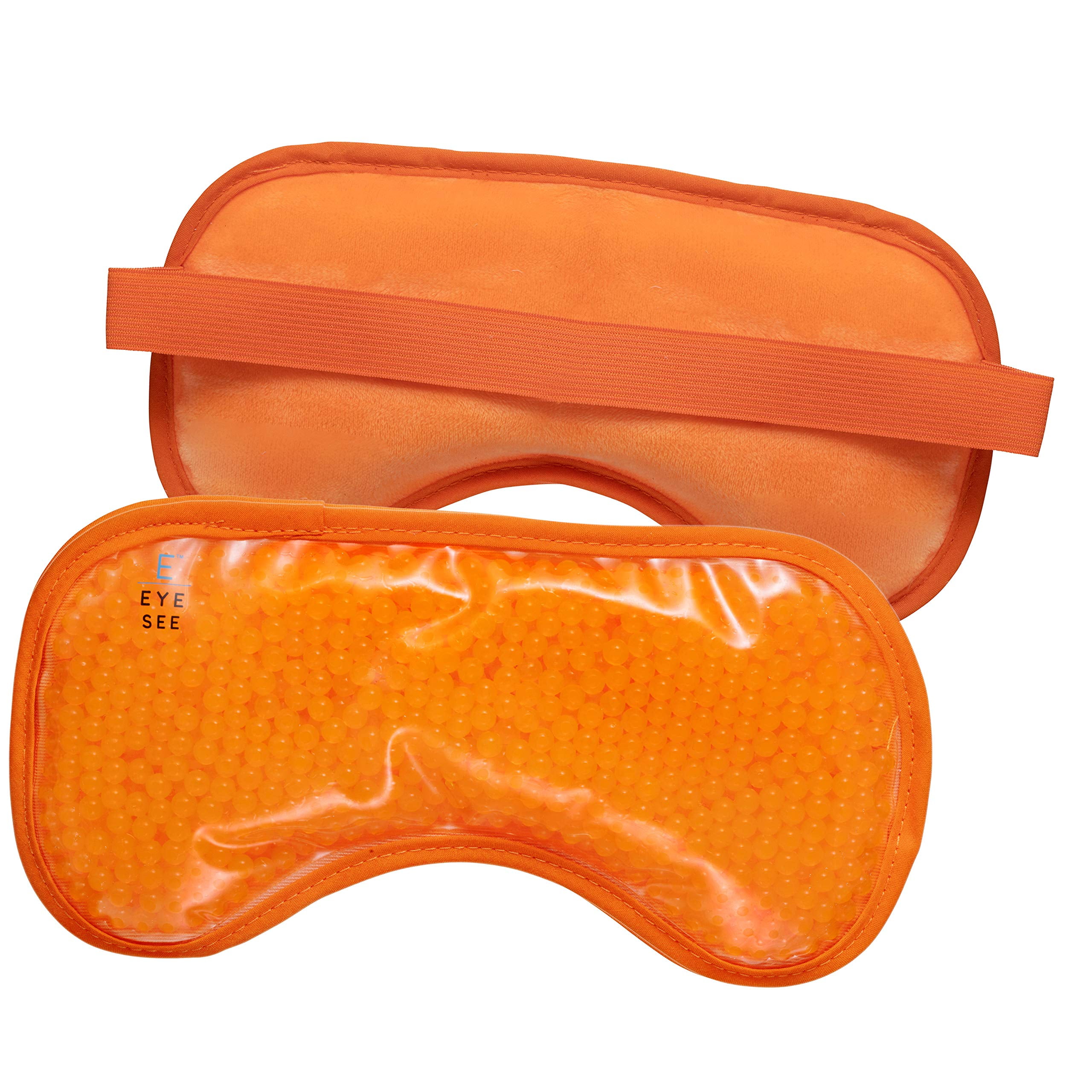 Eye See Plush Gel MZF22 Eye Mask for Puffy Eyes, Orange - Cold Eye mask ...