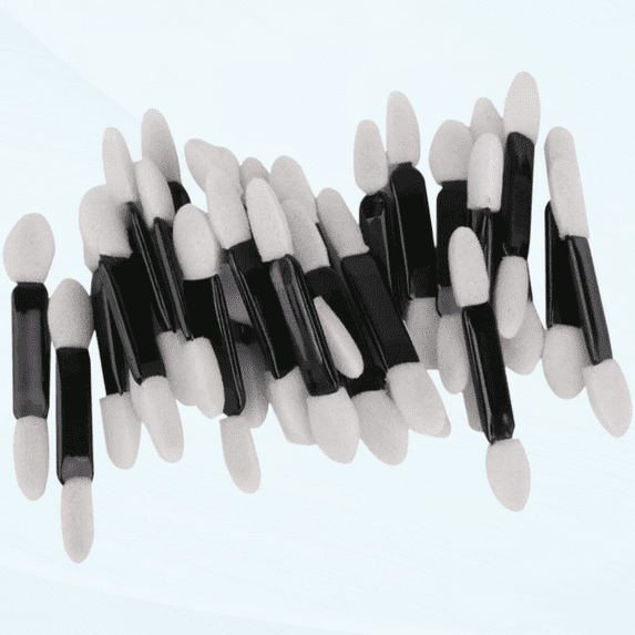 Eye Shadow Applicator Eyeshadow Sponge Applicators Disposable Double ...