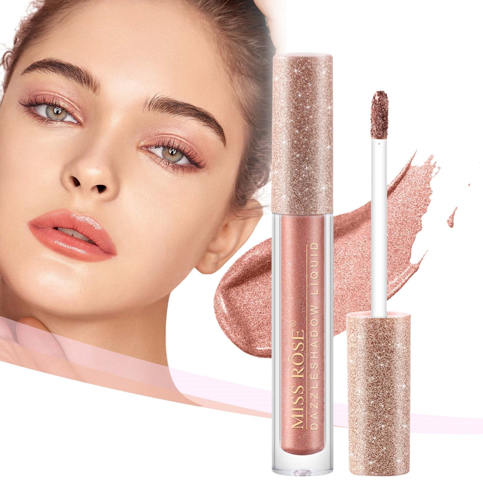 Eye Shadow Glitter Eyeshadow，Makeup for Eyes Liquid Shimmer Glow Light ...