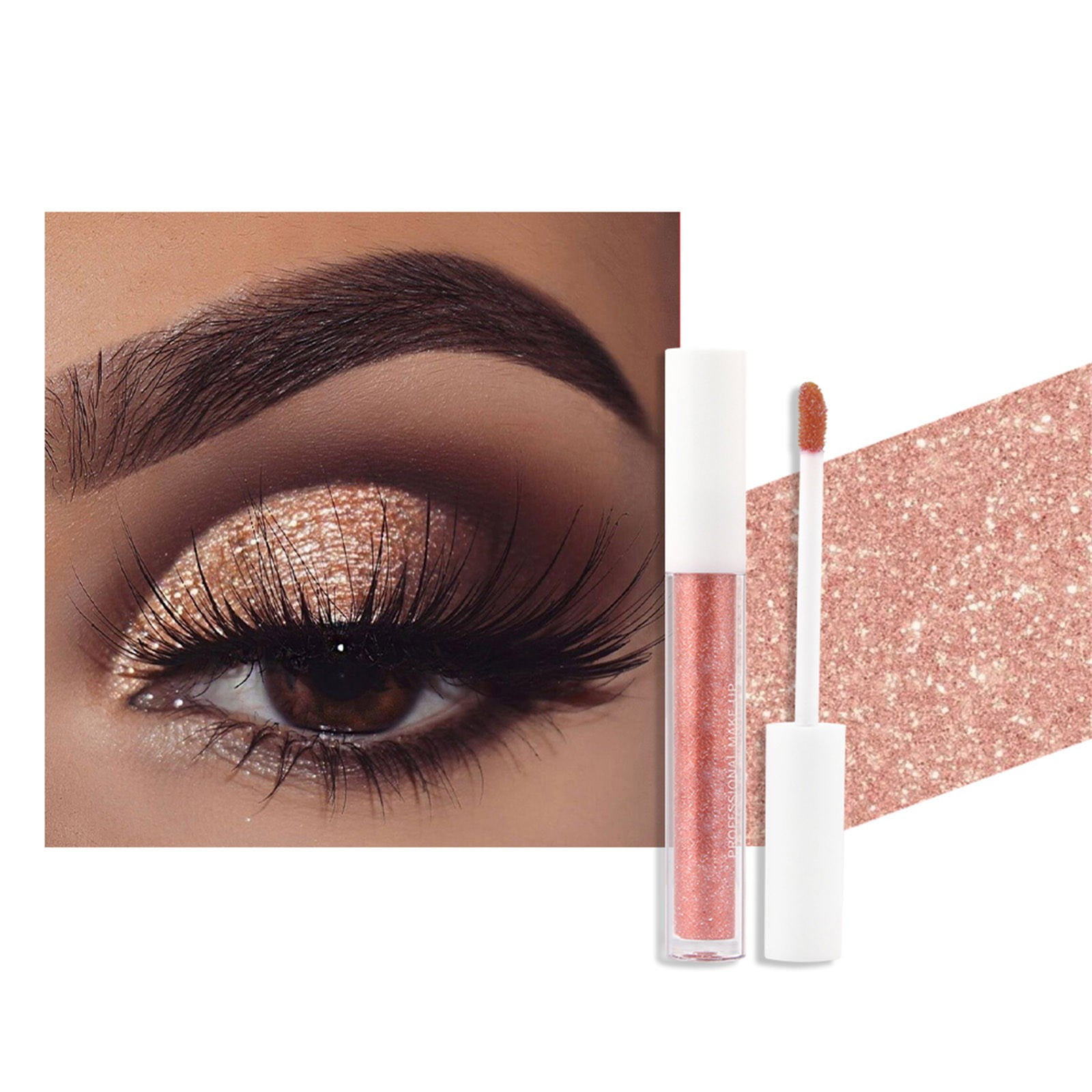 Eye Shadow Liquid Glitter 10 Colors Liquid Glitter Eyeshadow Metallic ...