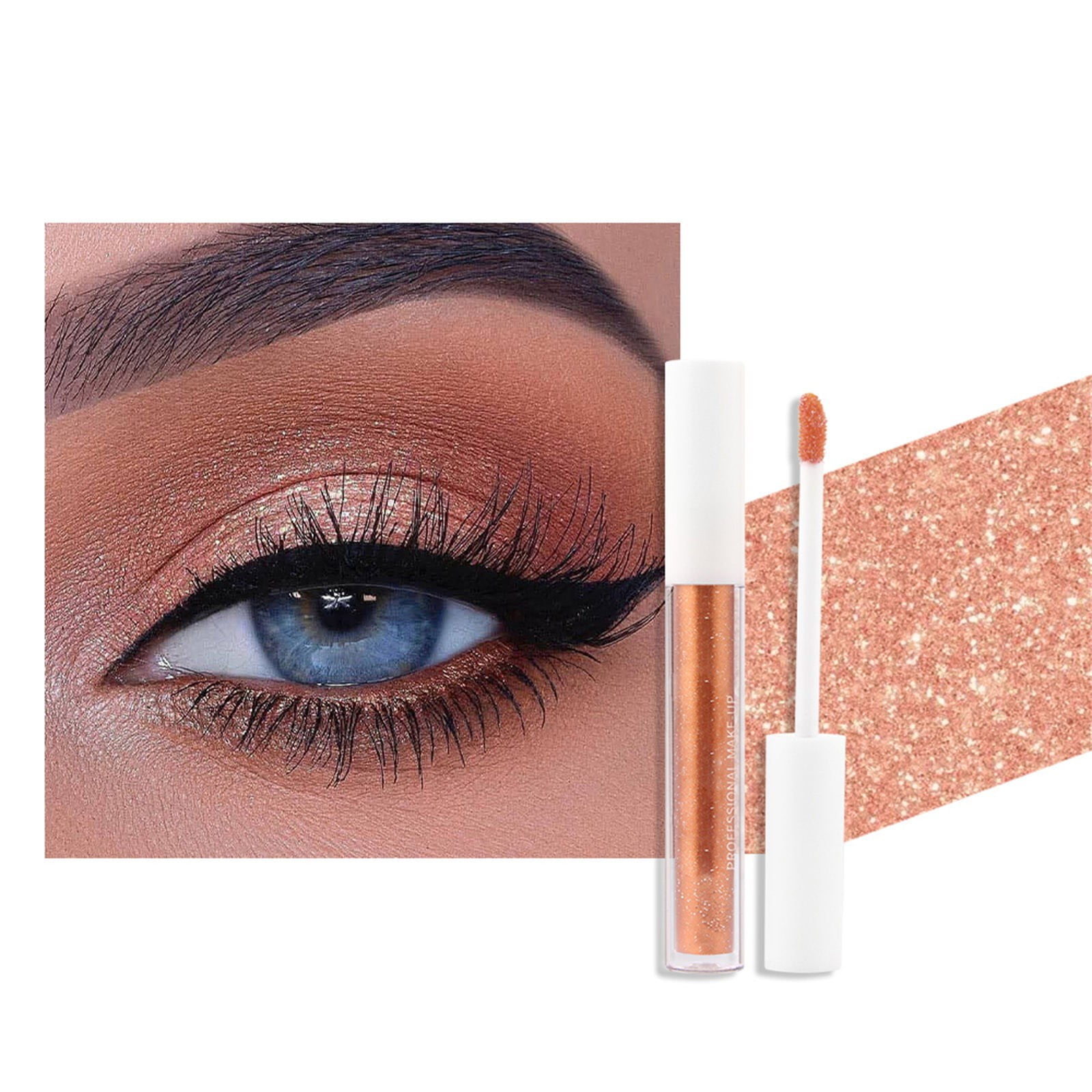 Eye Shadow Liquid Glitter 10 Colors Liquid Glitter Eyeshadow Metallic ...